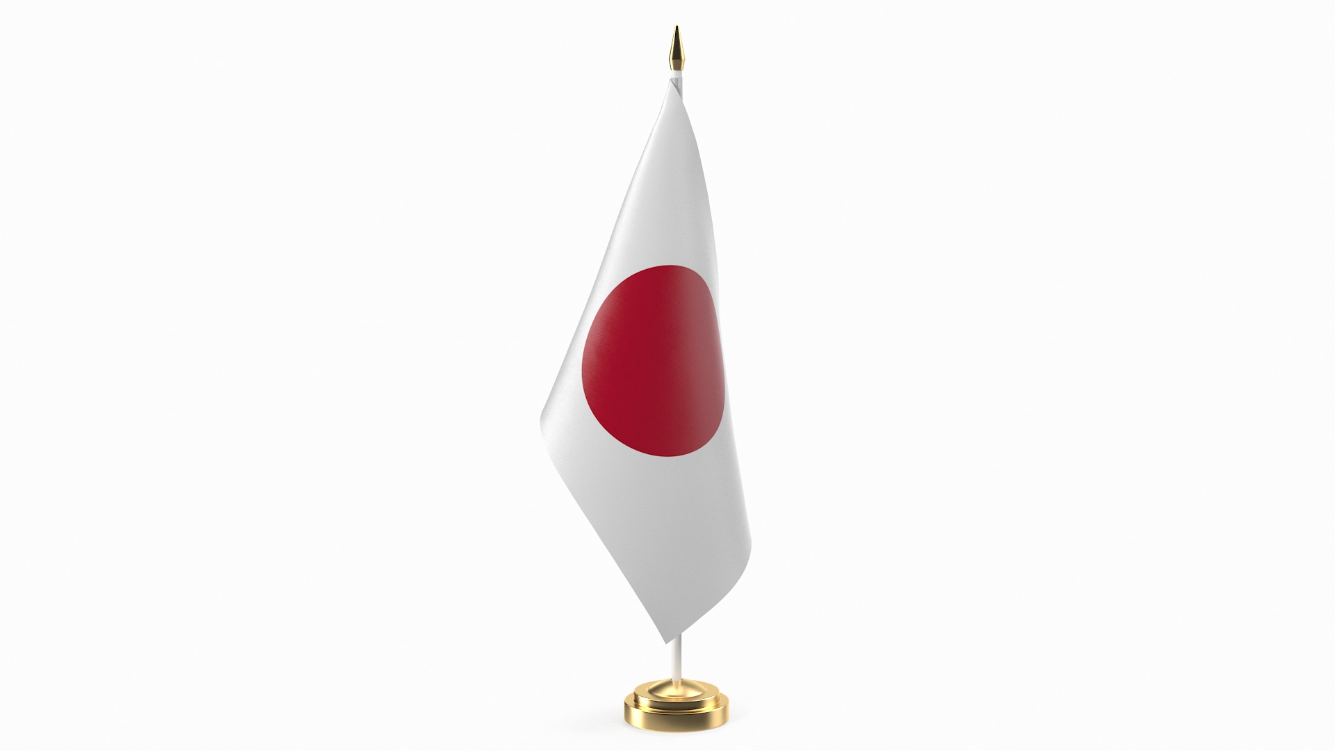 3D table flag japan - TurboSquid 1476316