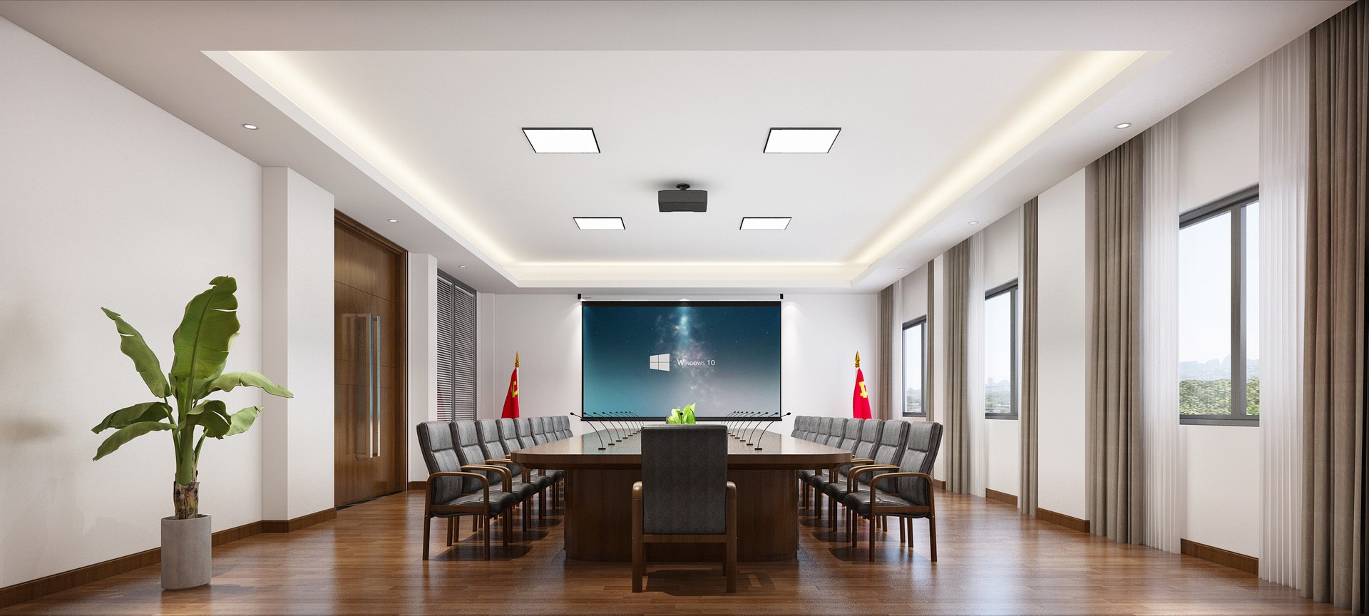 3D Modern Meeting Room Model - TurboSquid 2056104