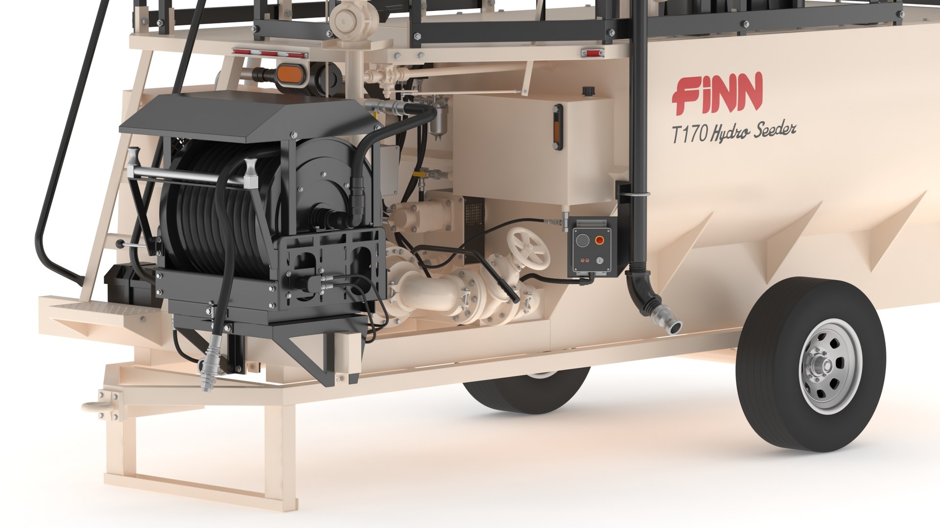 3D FINN T170 Hydroseeder - TurboSquid 2372310