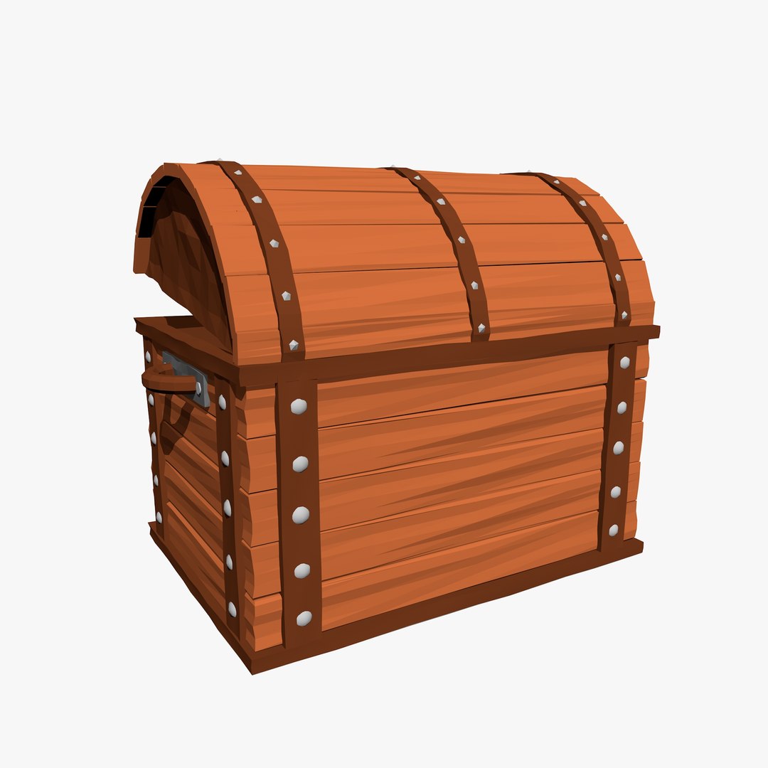 3d Cartoon Chest