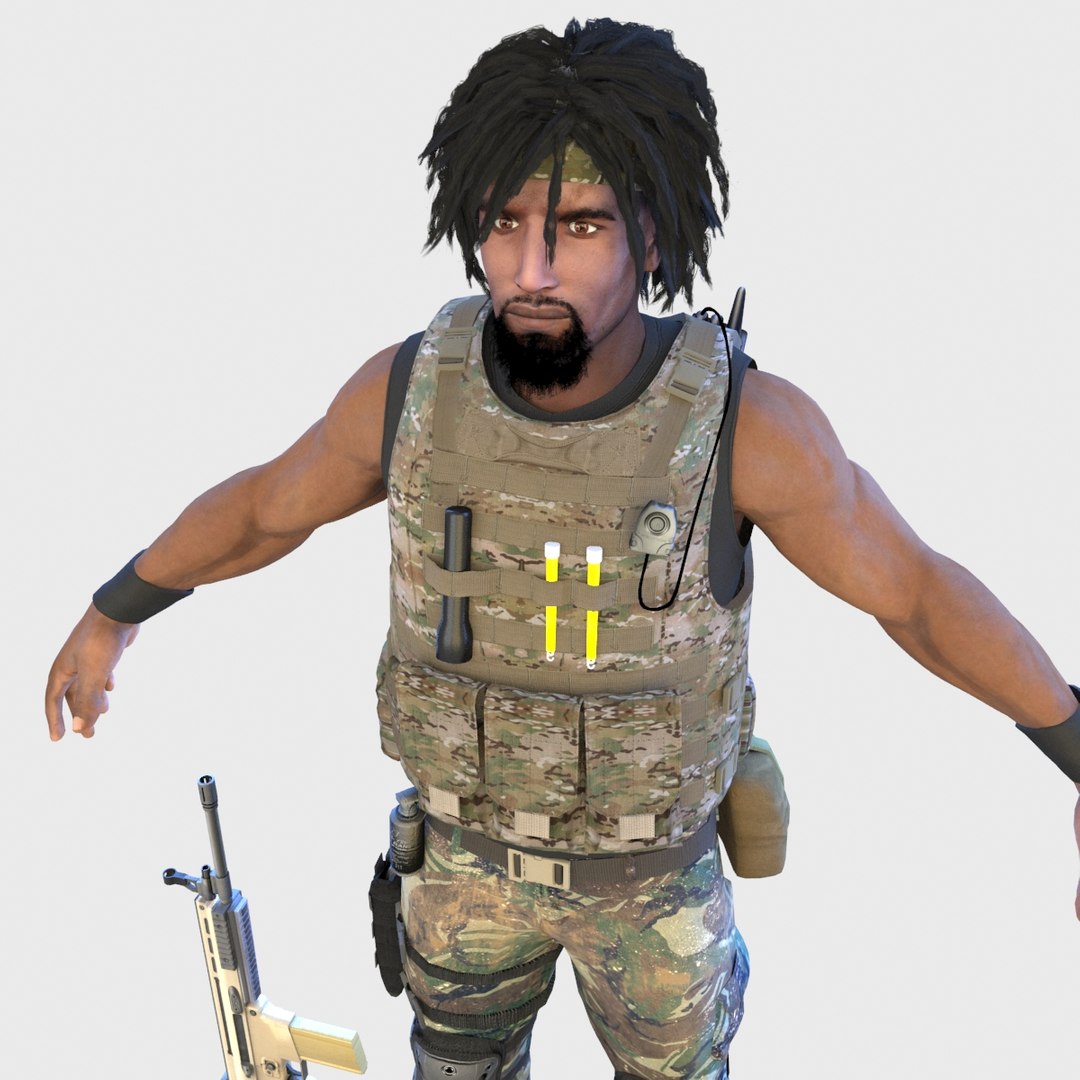 Special Soldier 4k Model - TurboSquid 1500569