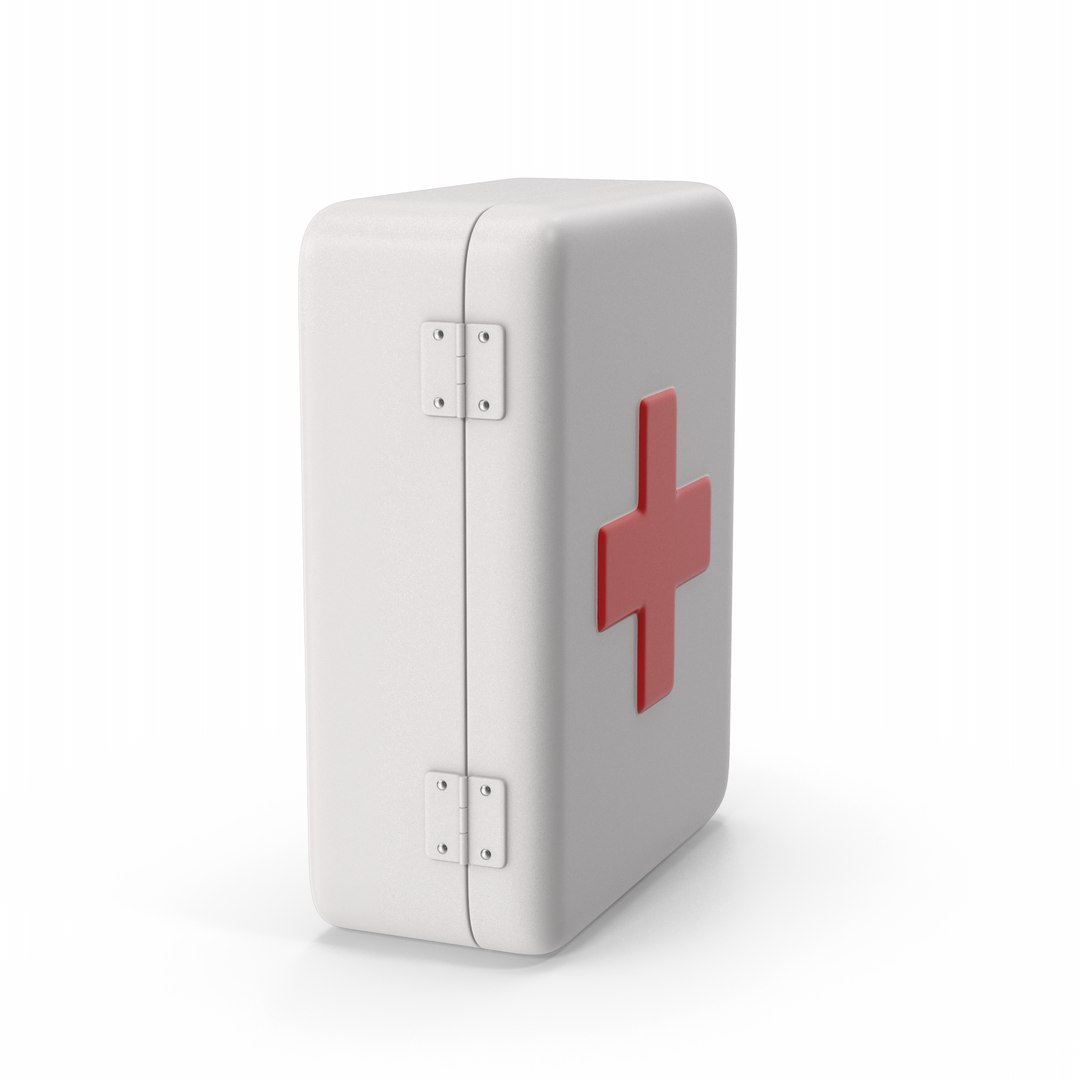 3D Wall Mount First Aid Kit - TurboSquid 2179844