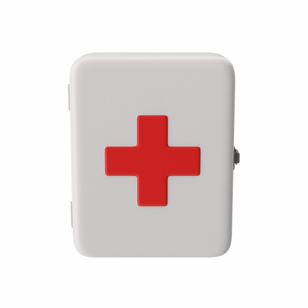 3D Wall Mount First Aid Kit - TurboSquid 2179844