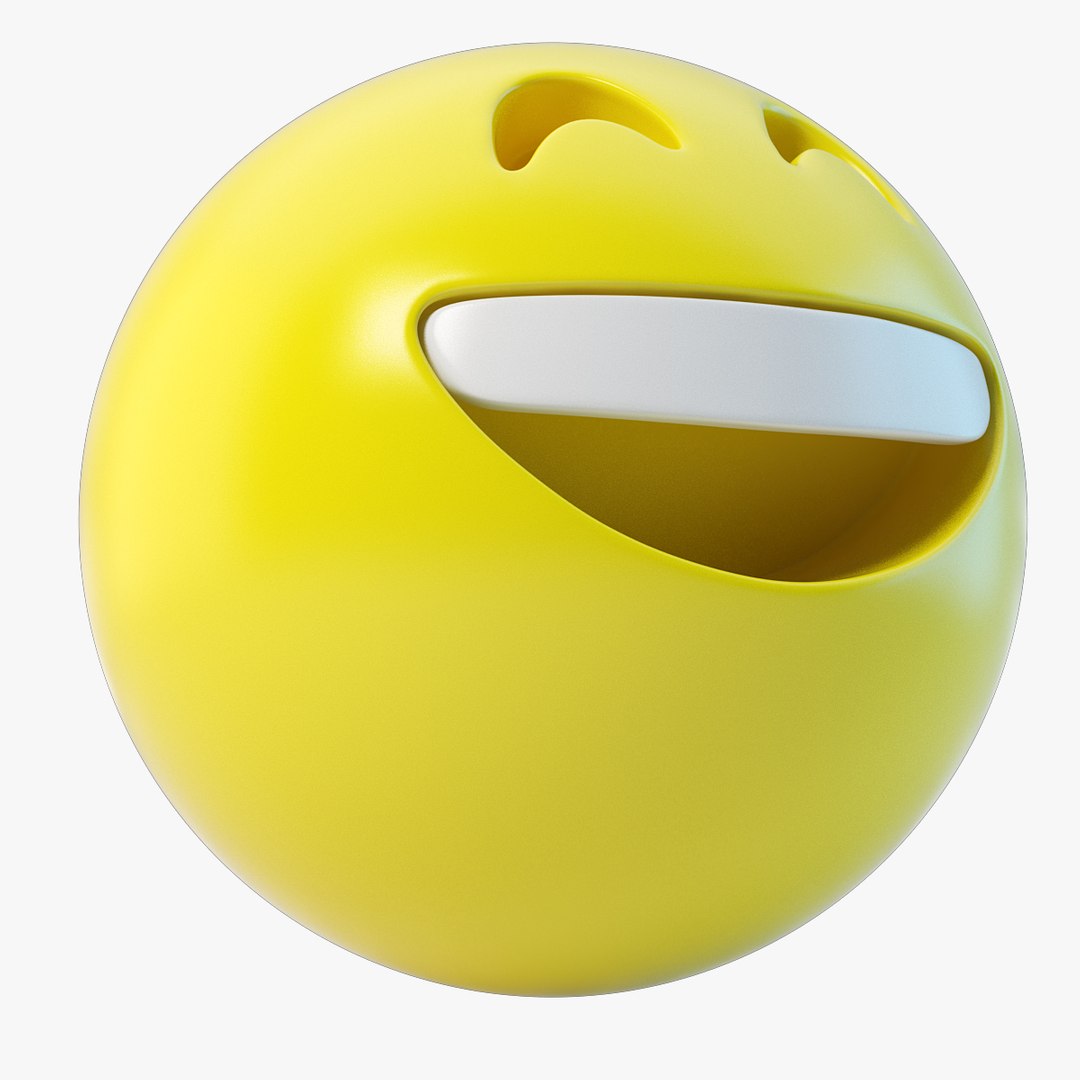 Emoji happy 3D - TurboSquid 1301247