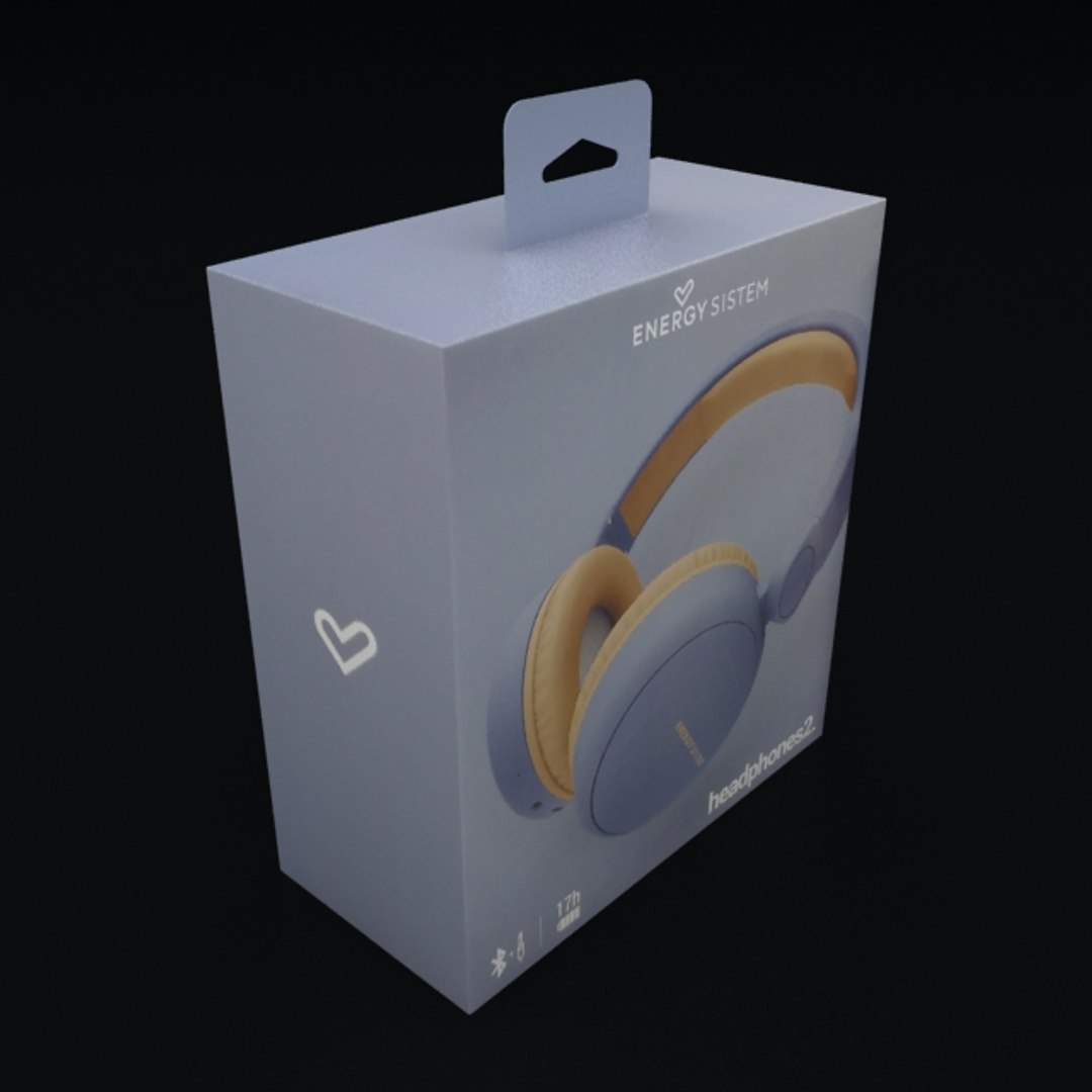 Headphones box 3D model - TurboSquid 1466175