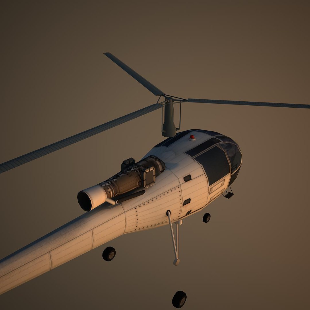 Alouette Basic Helicopter Ma