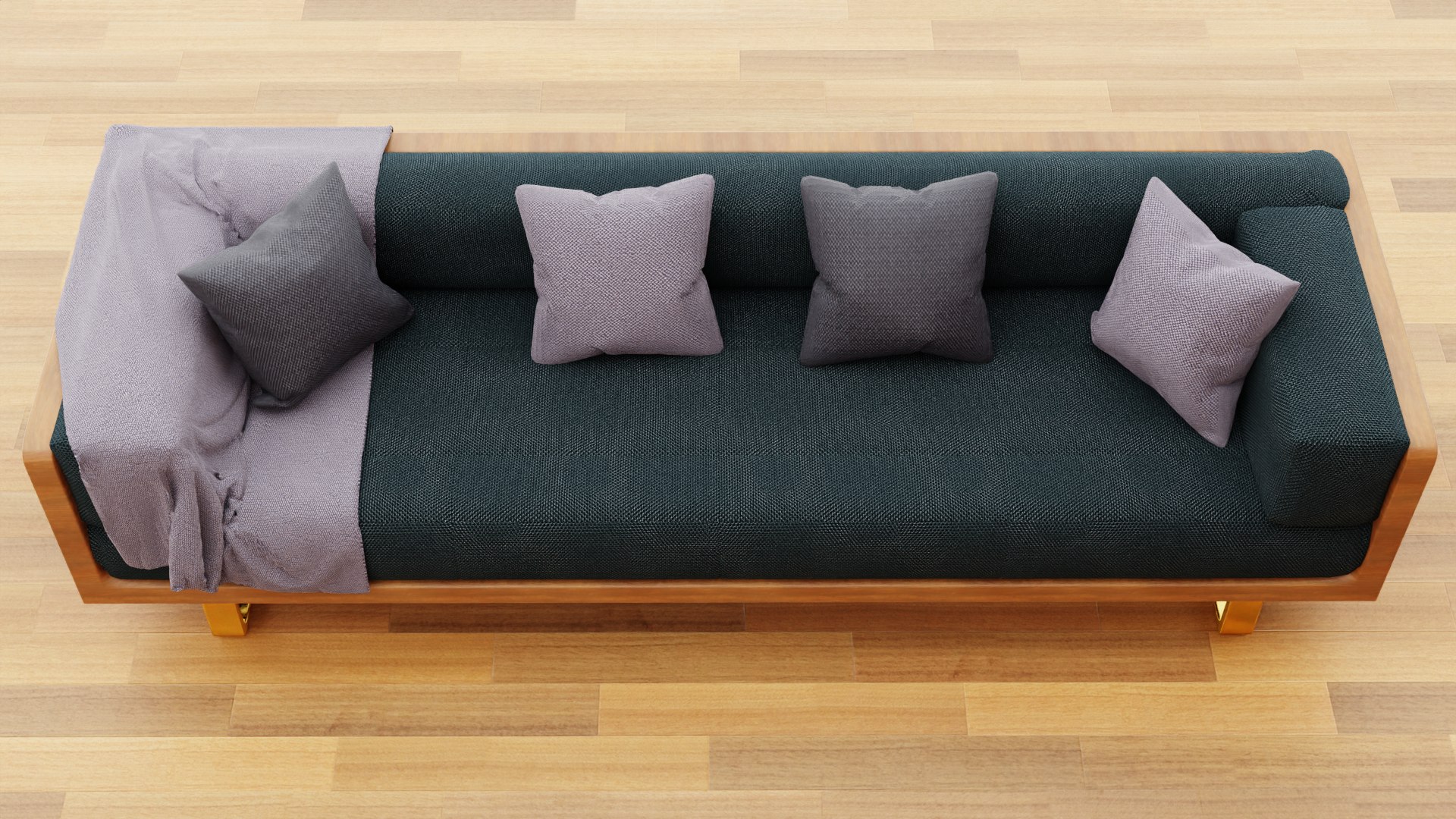 Reclaimed Wood Sofa PRO Model 3D - TurboSquid 2049851