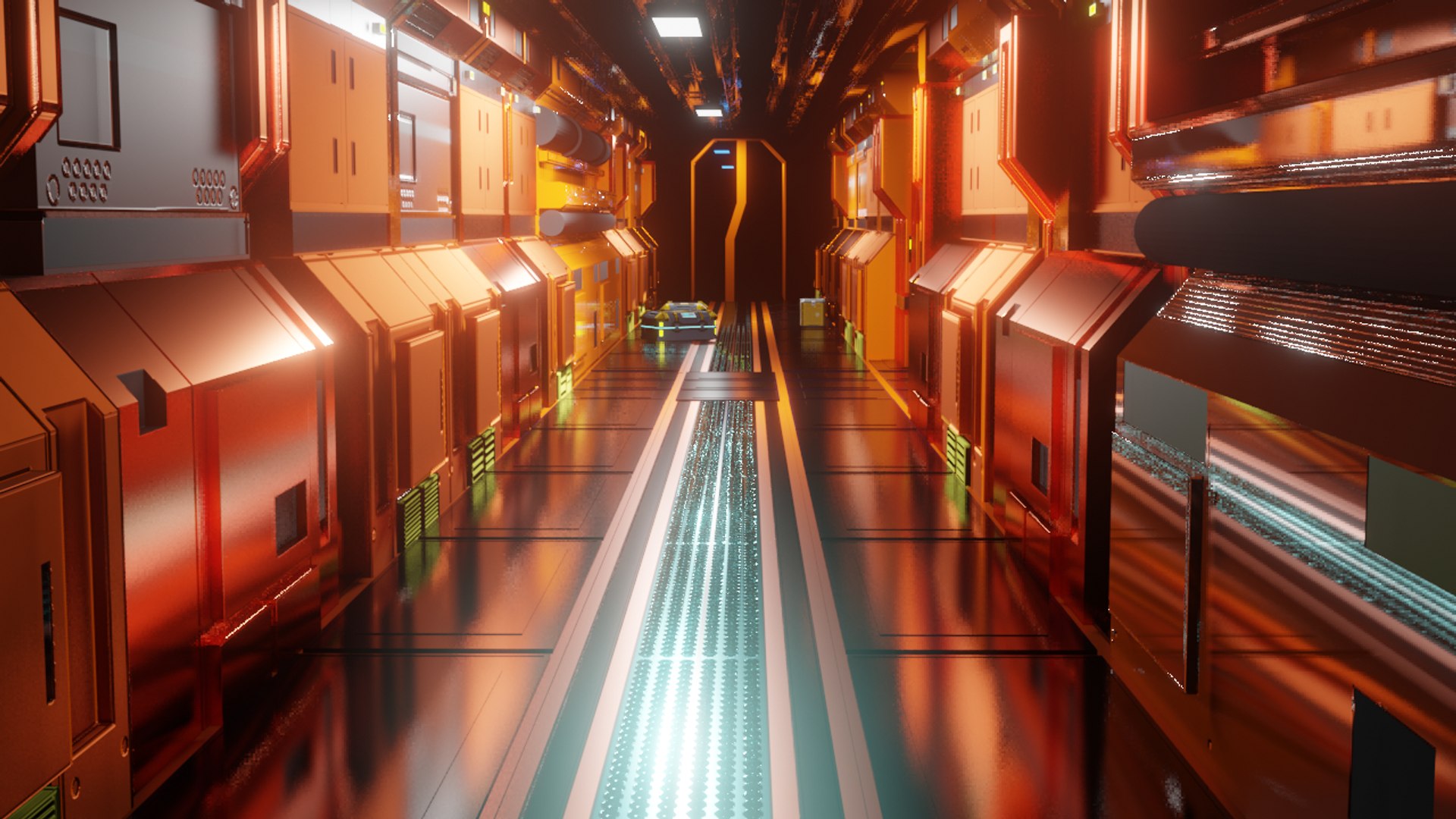3D sci-fi environment modelled ready - TurboSquid 1531867