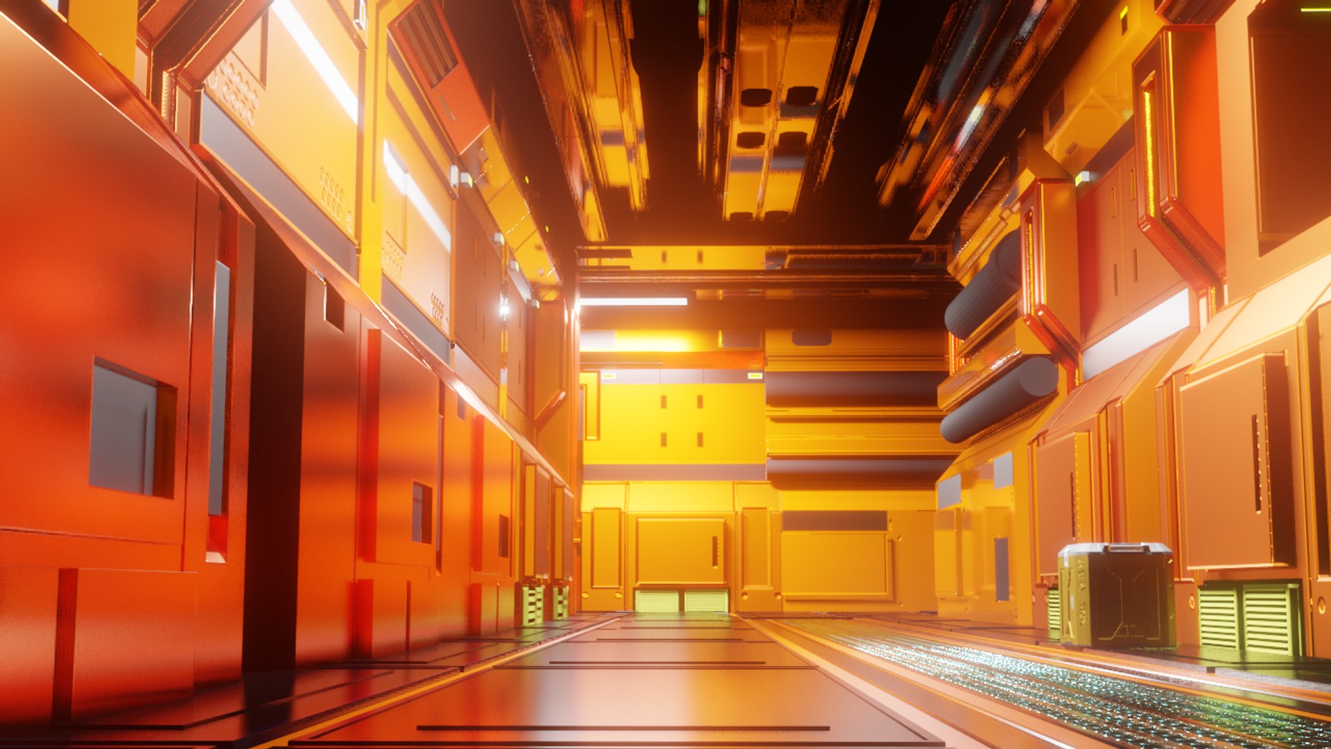 3D sci-fi environment modelled ready - TurboSquid 1531867
