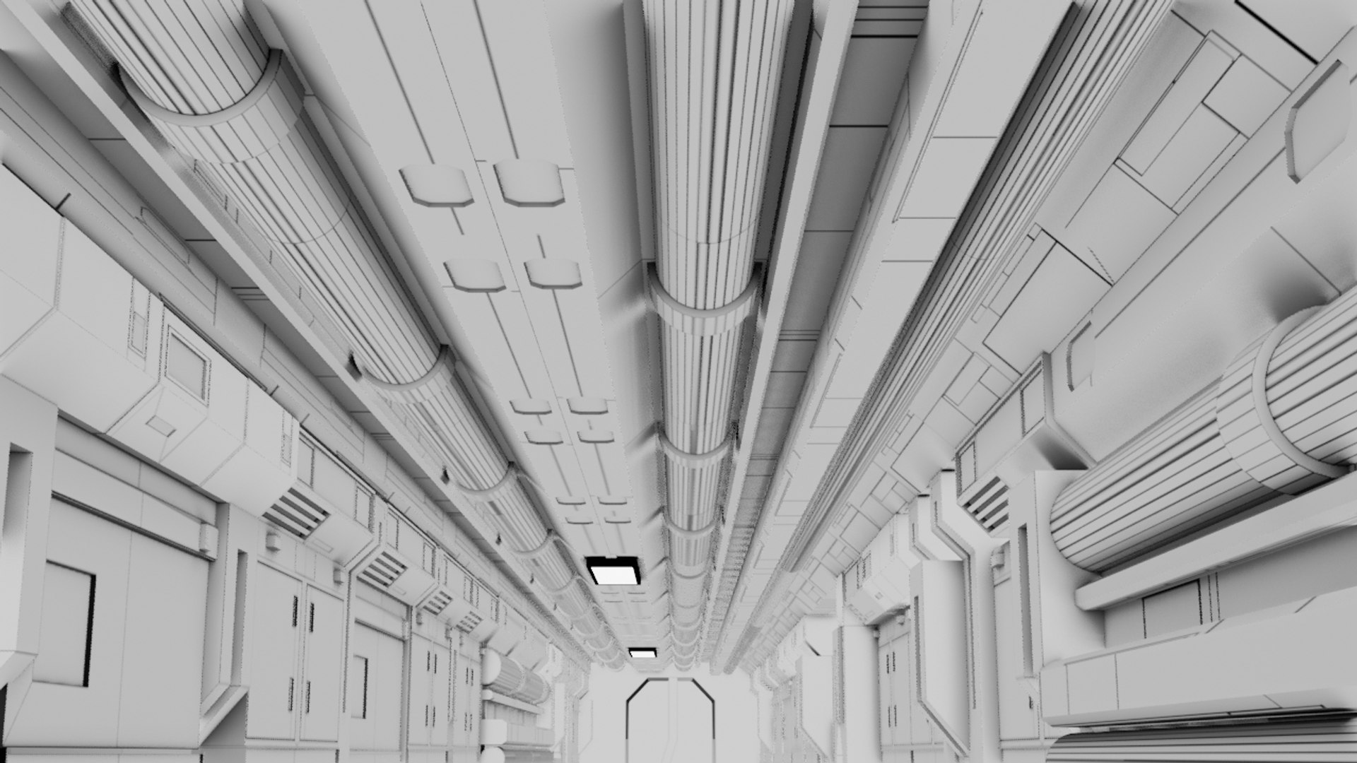 3D sci-fi environment modelled ready - TurboSquid 1531867