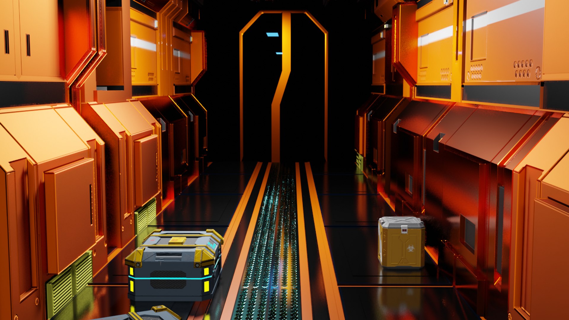3D sci-fi environment modelled ready - TurboSquid 1531867