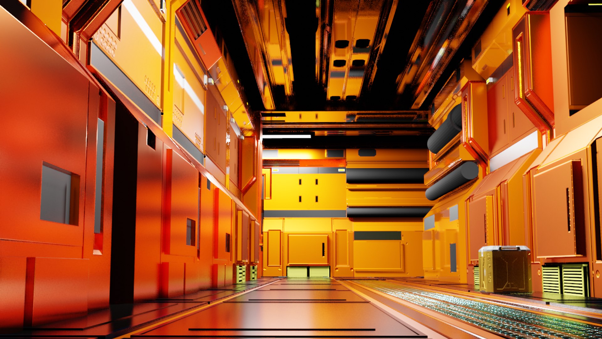 3D sci-fi environment modelled ready - TurboSquid 1531867