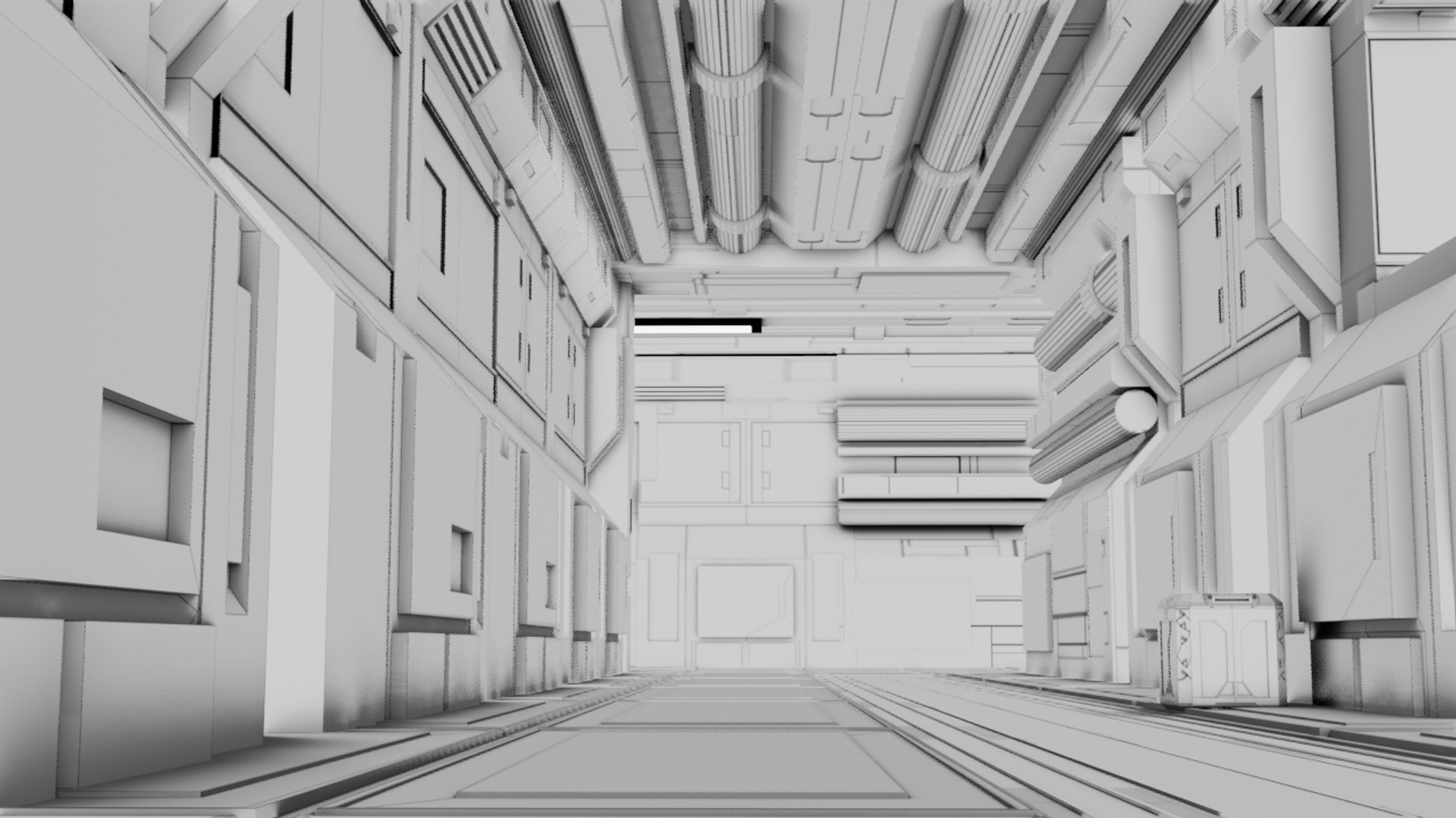 3D sci-fi environment modelled ready - TurboSquid 1531867