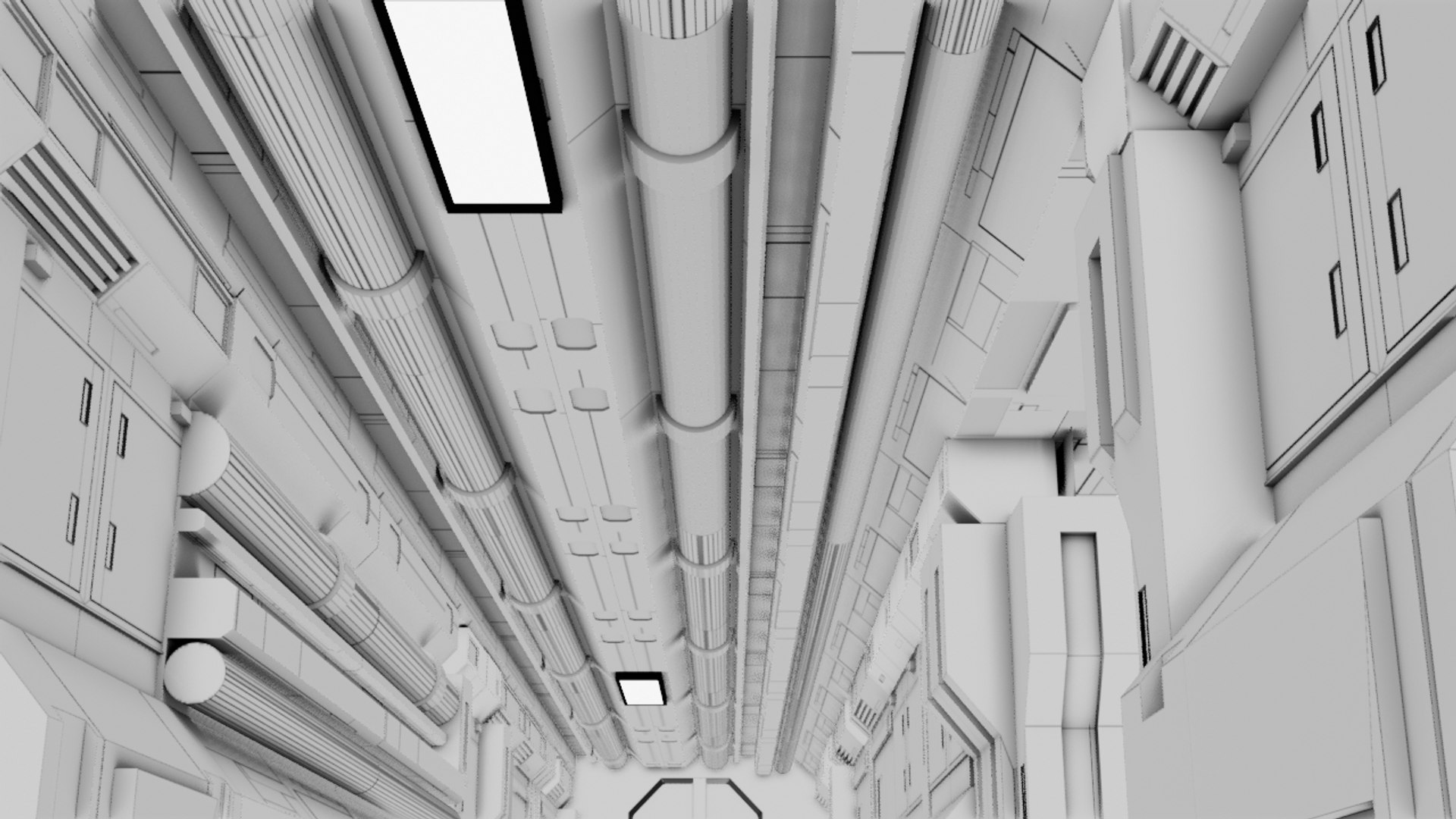 3D sci-fi environment modelled ready - TurboSquid 1531867