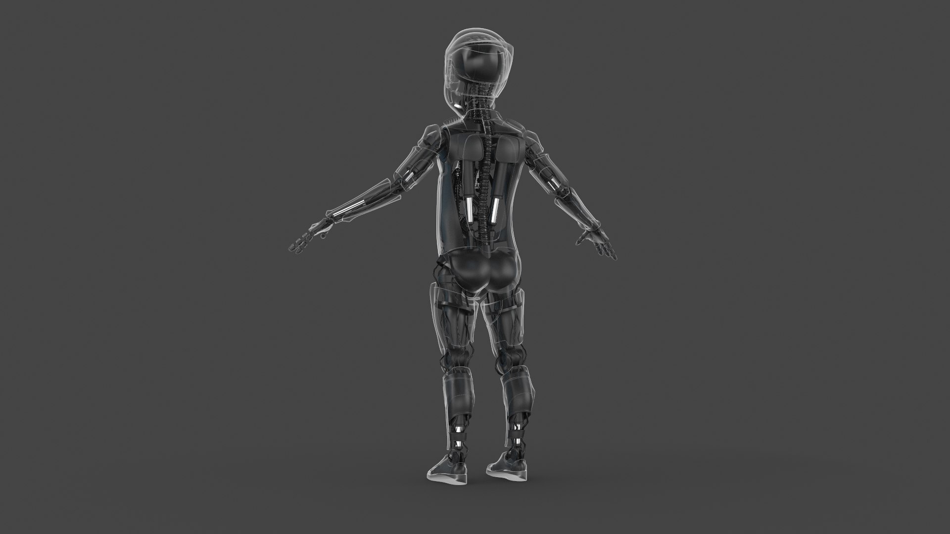 Children Cyborg Robot Rig 3D - TurboSquid 2059628