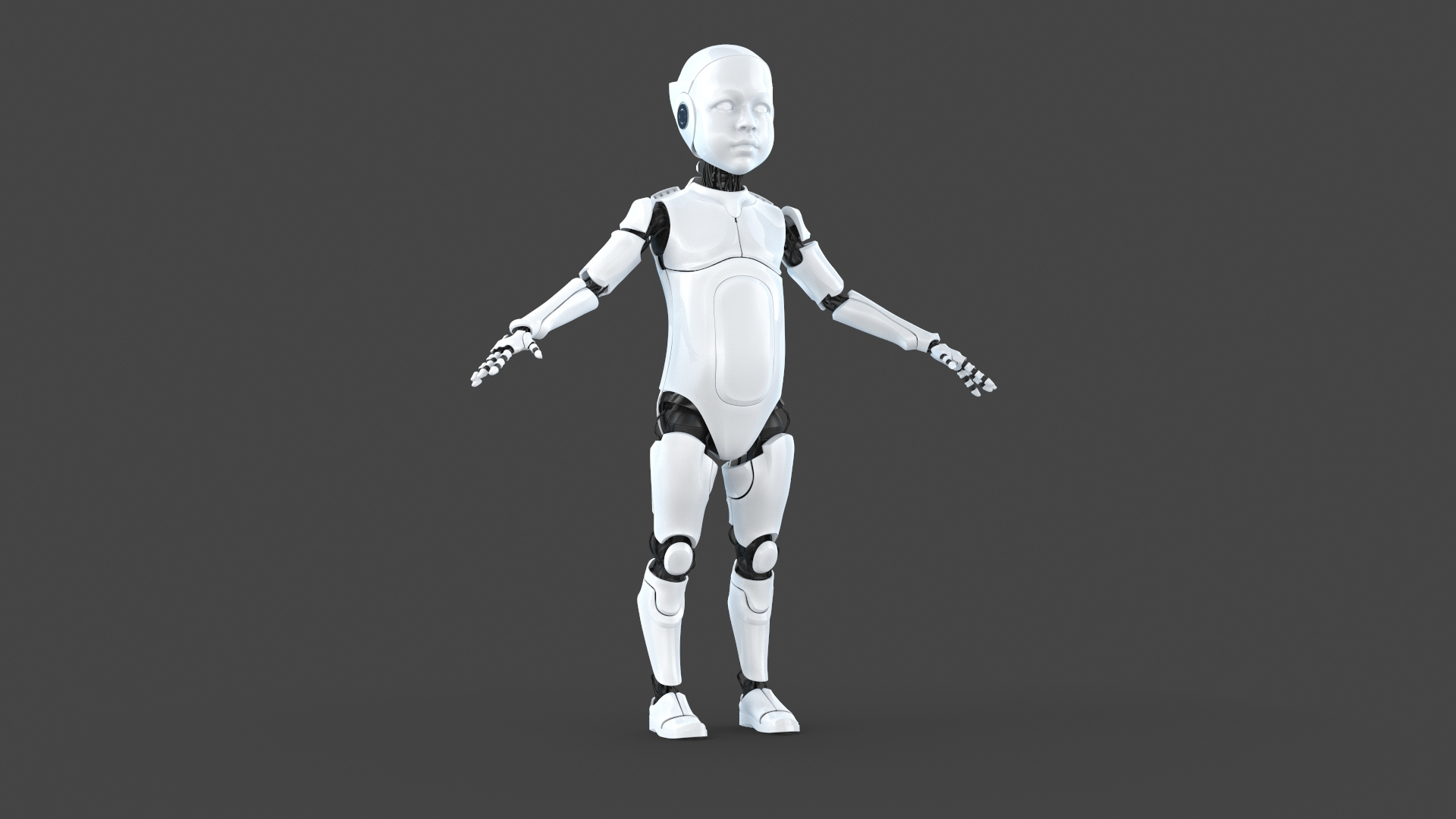 Children Cyborg Robot Rig 3D - TurboSquid 2059628