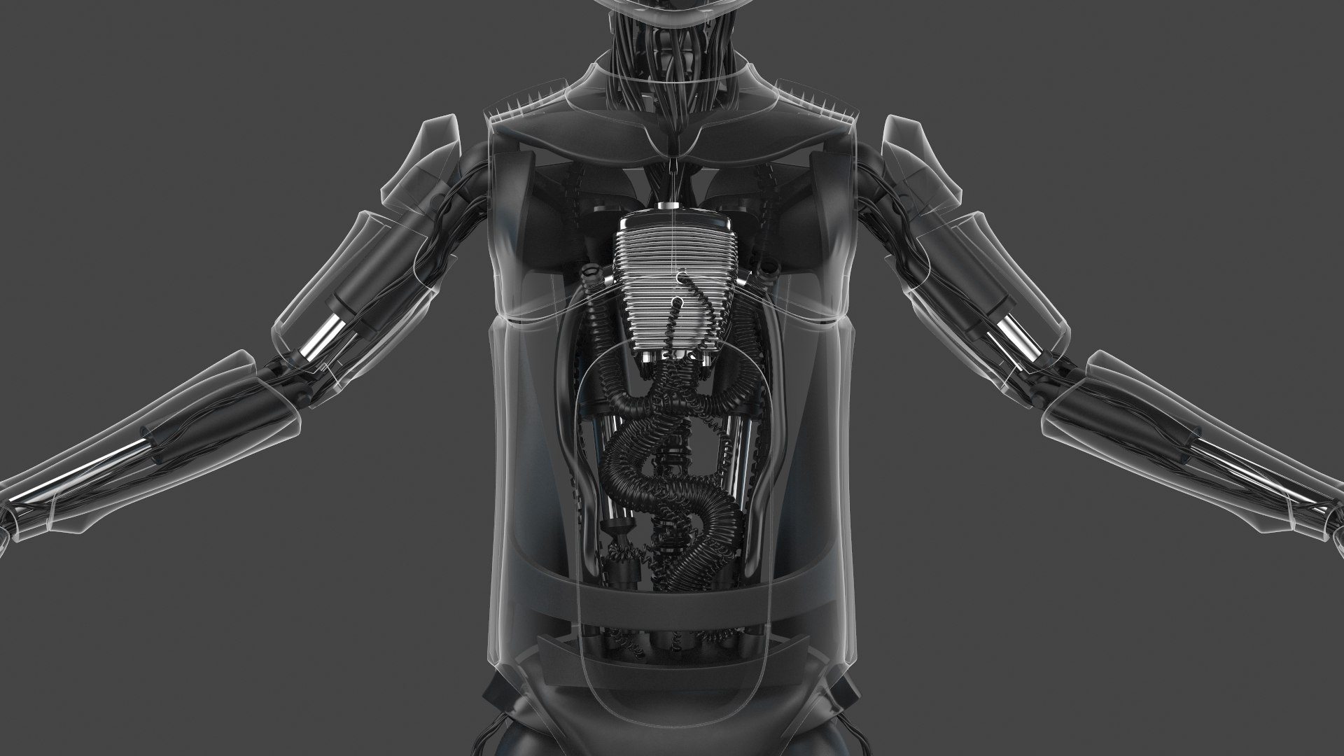 Children Cyborg Robot Rig 3D - TurboSquid 2059628