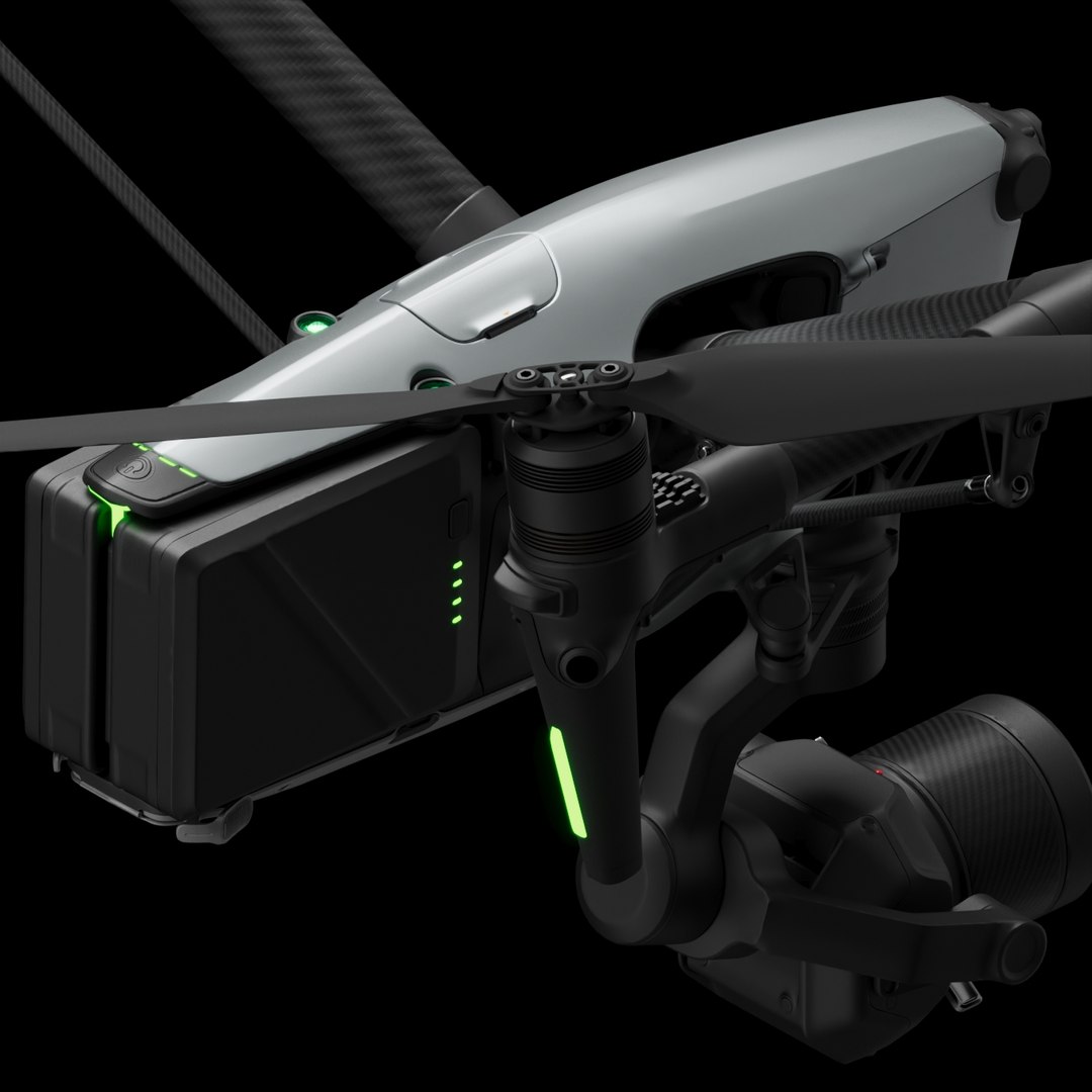 3D DJI Inspire 3 Model - TurboSquid 2060016