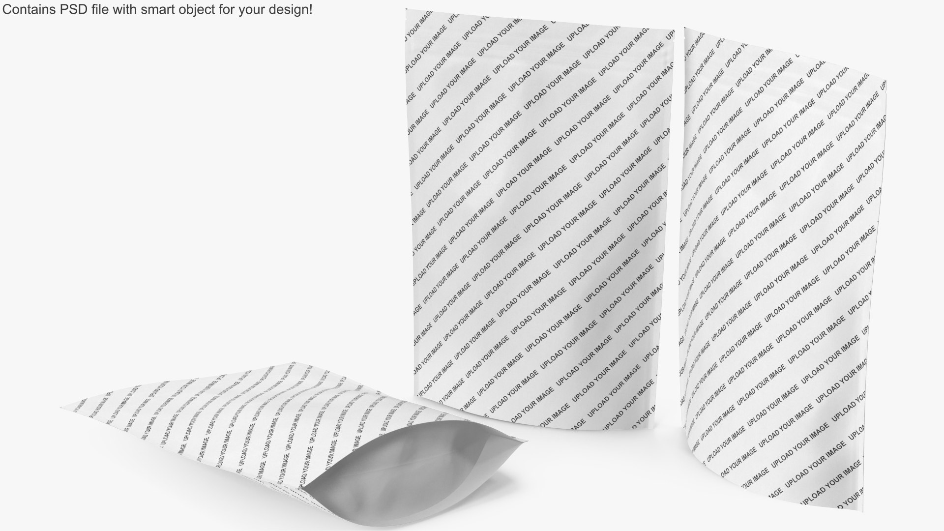3D Zipper White Paper Bag - TurboSquid 1710831