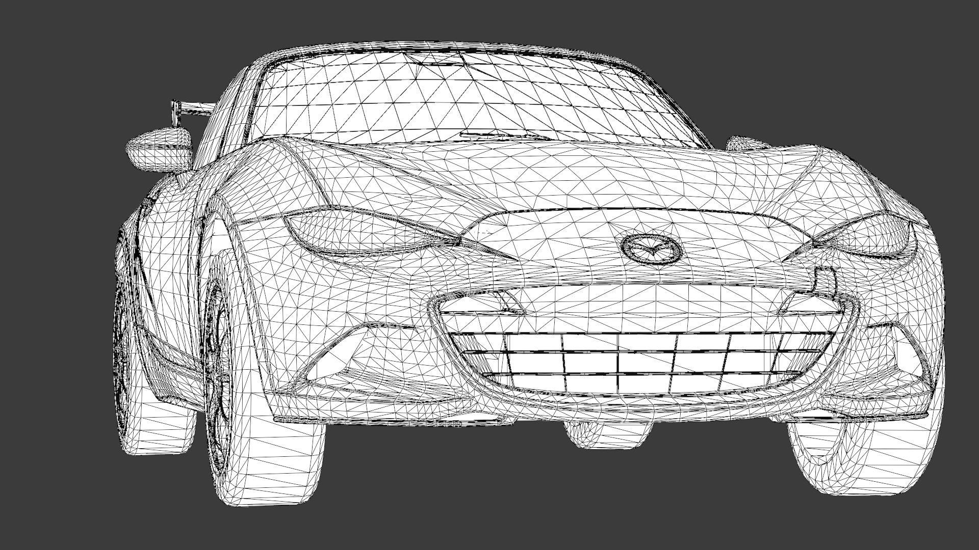 Mazda MX-5 Miata 3D Model Realistic Game Ready Roadster 3D Model ...