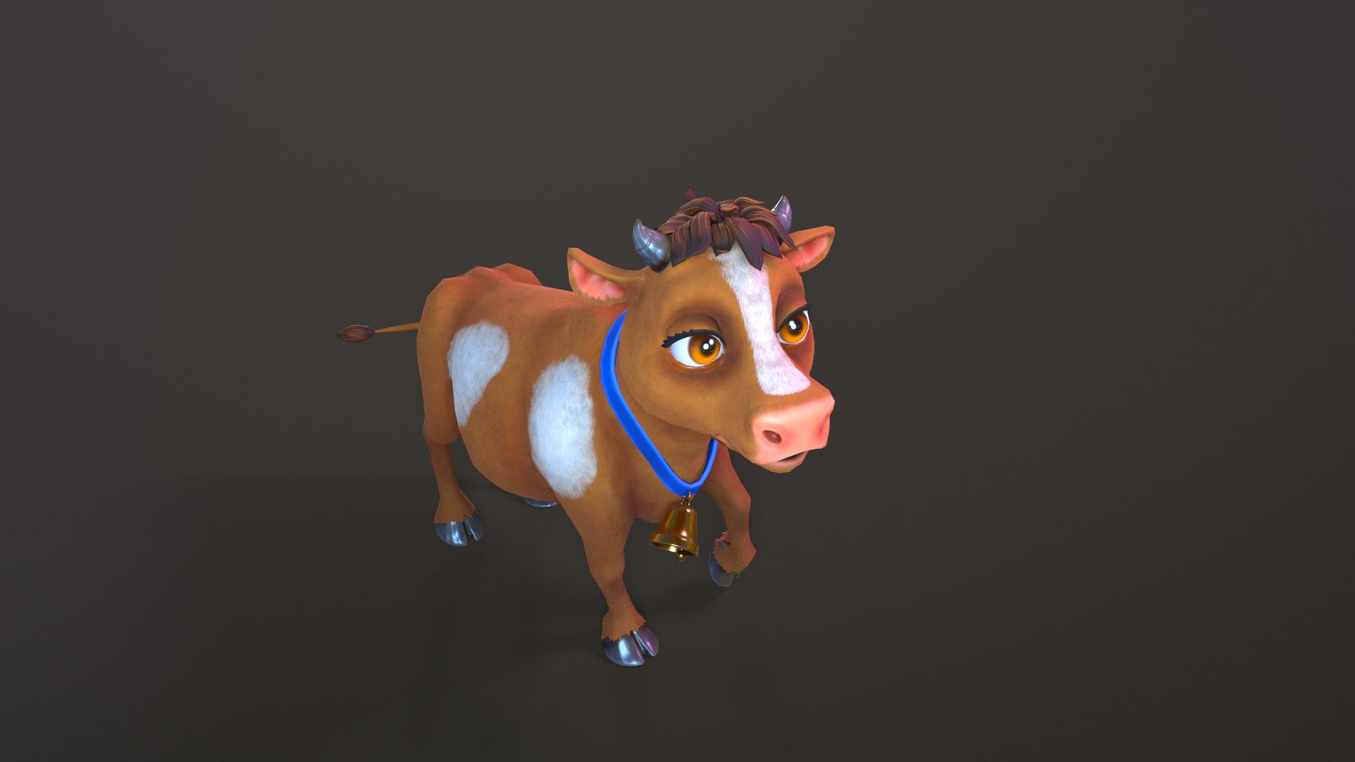 Stilized Cow 3D - TurboSquid 1978437