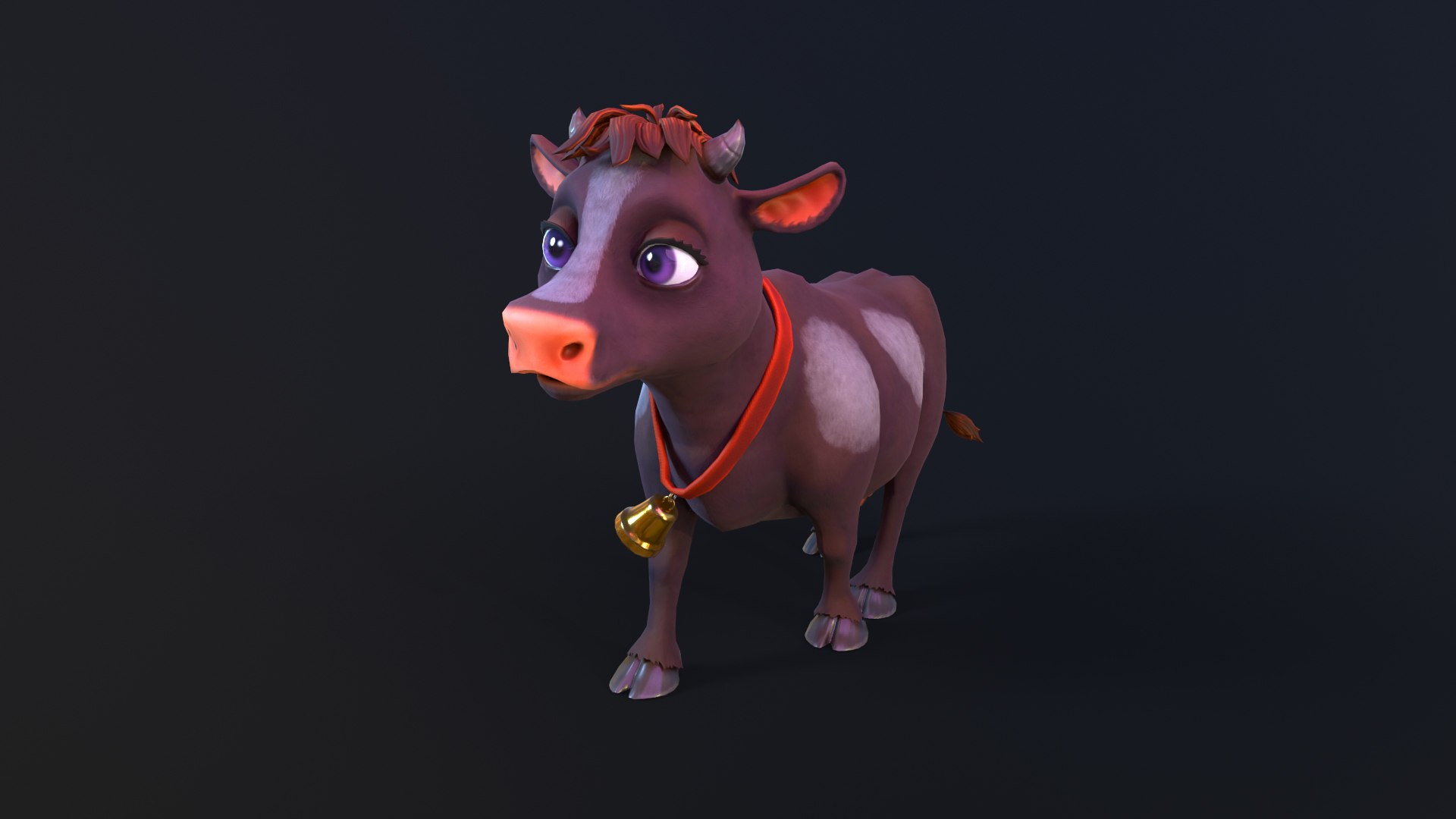 Stilized Cow 3D - TurboSquid 1978437