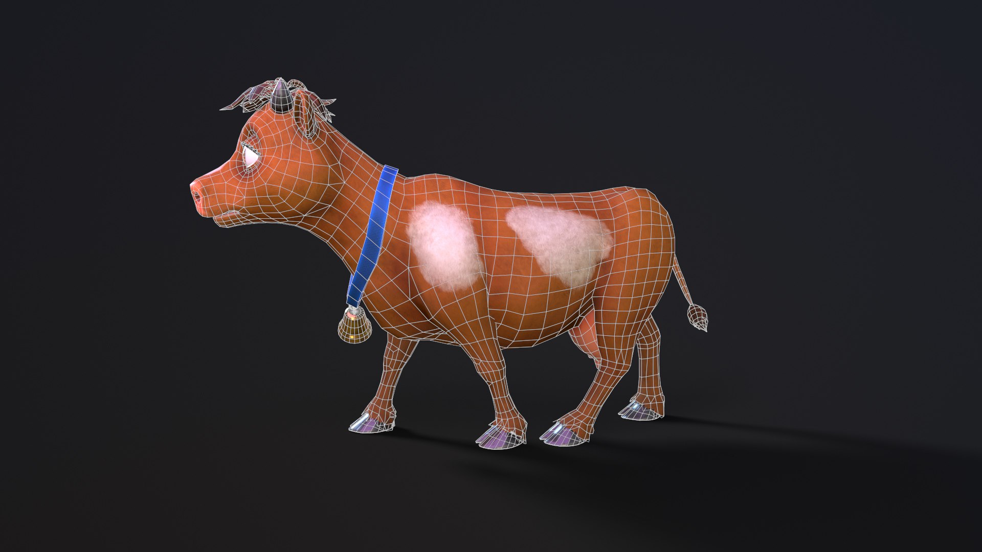 Stilized Cow 3D - TurboSquid 1978437