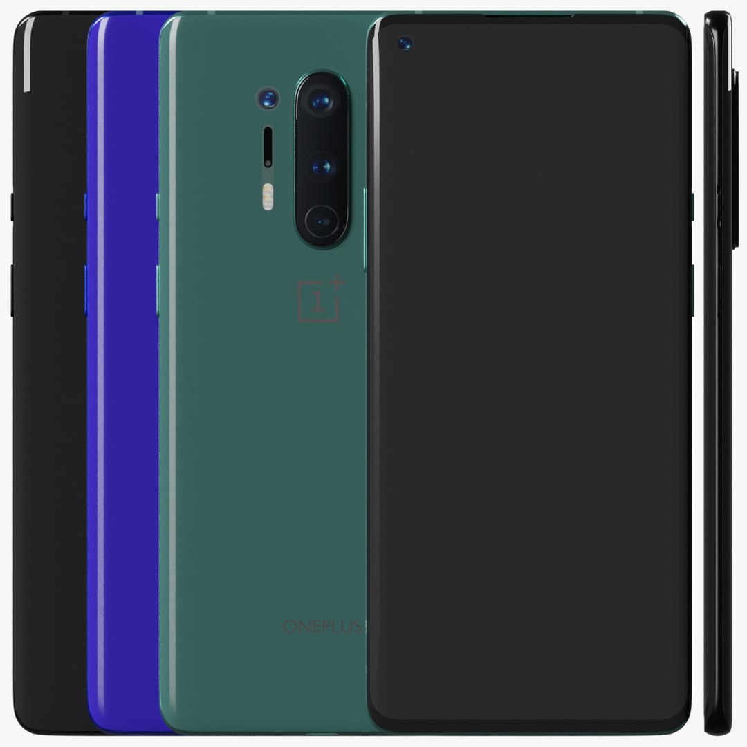 3D Model OnePlus 8 Pro All Colors Smartphone - TurboSquid 2078375
