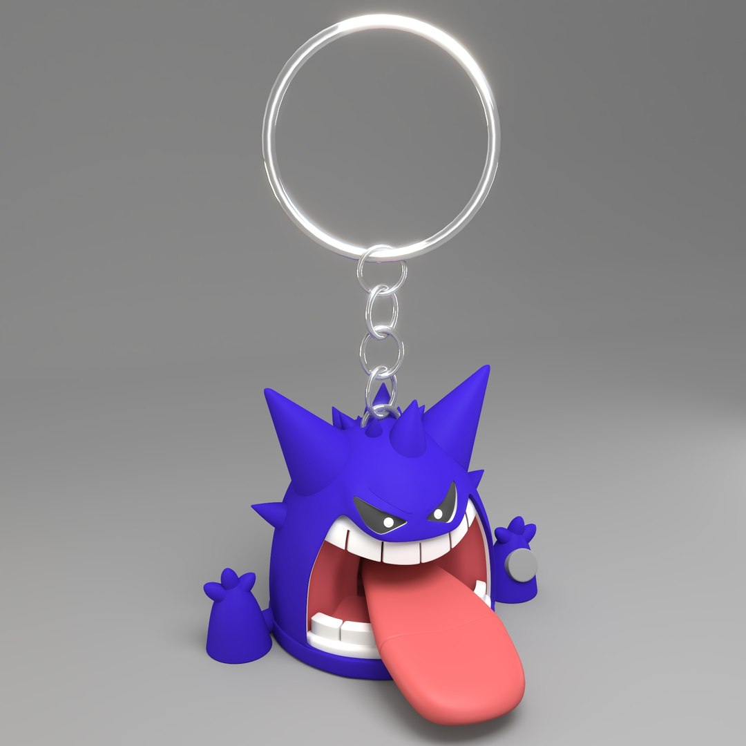 Cartoon Charger Keychain 3D - TurboSquid 2391300