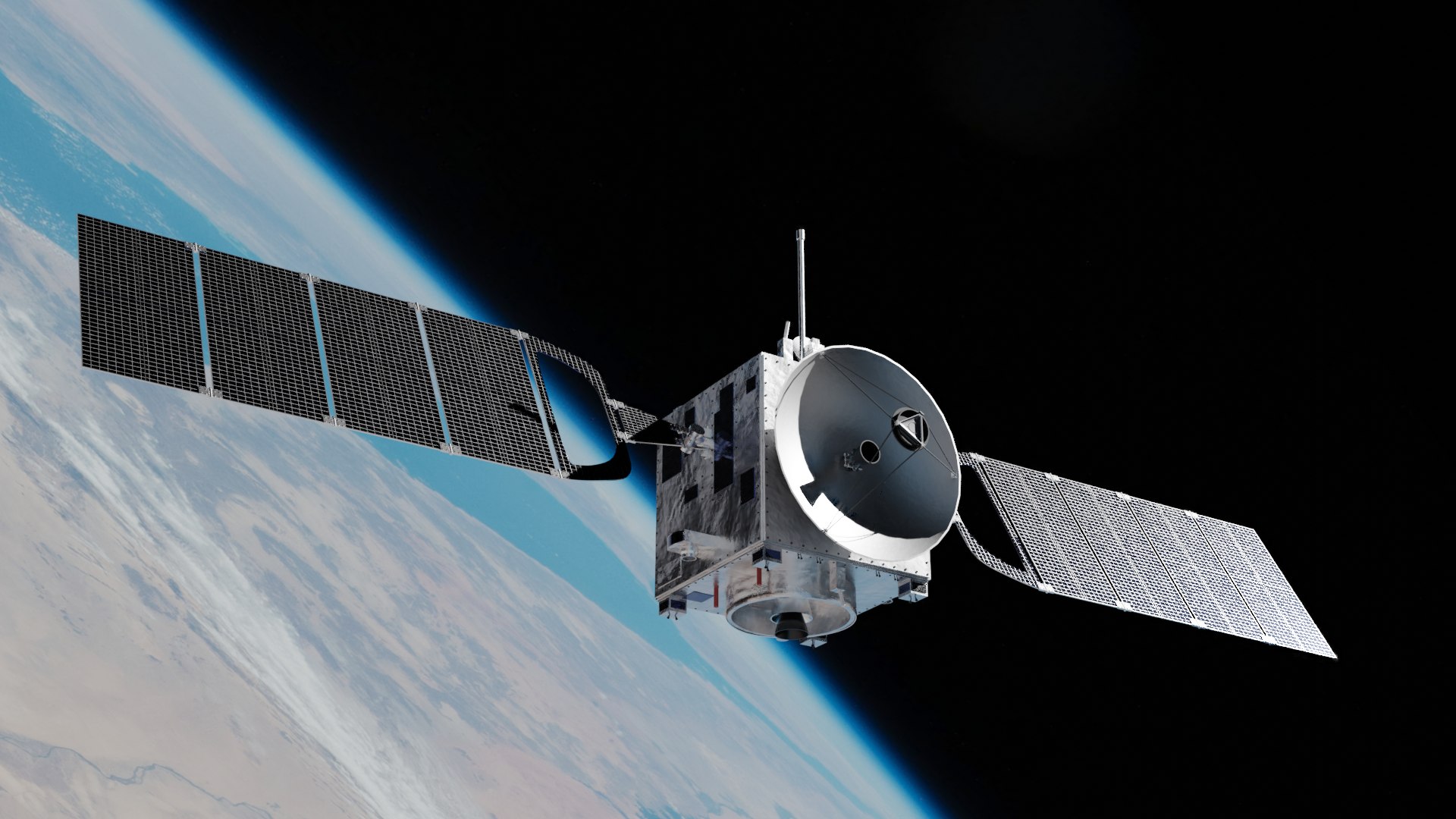 Satellite 3D Model - TurboSquid 1672064