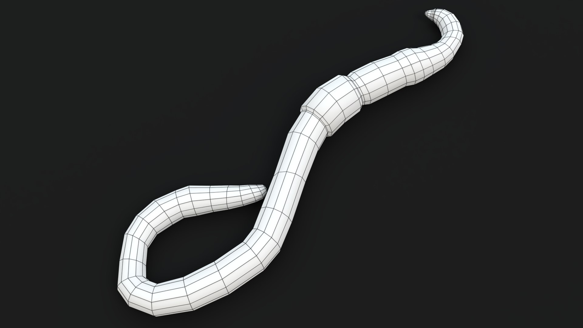 3D Earthworm Pbr Polys - TurboSquid 1521032