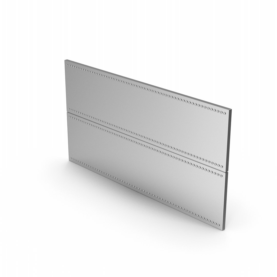 Metal Plate Riveted 3D Model - TurboSquid 2299291