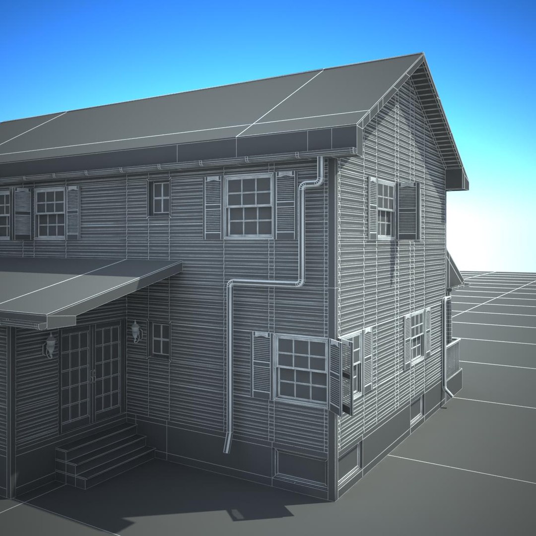 Night Scene 3d Model