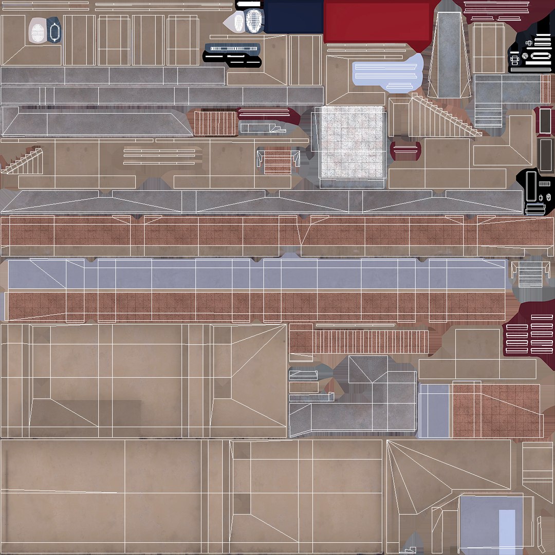 Two Story Motel 3D Model - TurboSquid 2278804