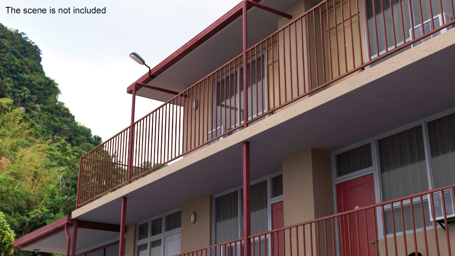 modelo 3d Motel de dos pisos - TurboSquid 2278804