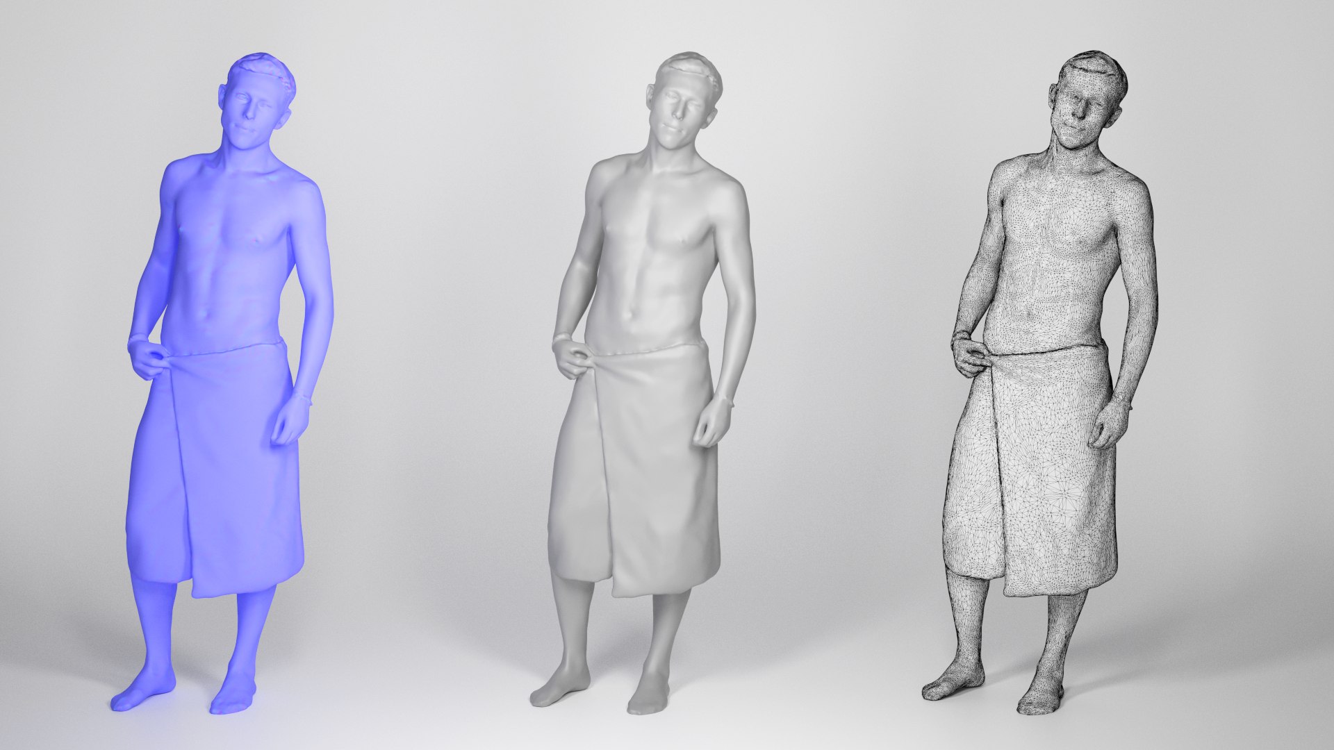 Human Handsome Man Wrapped 3D - TurboSquid 1472783