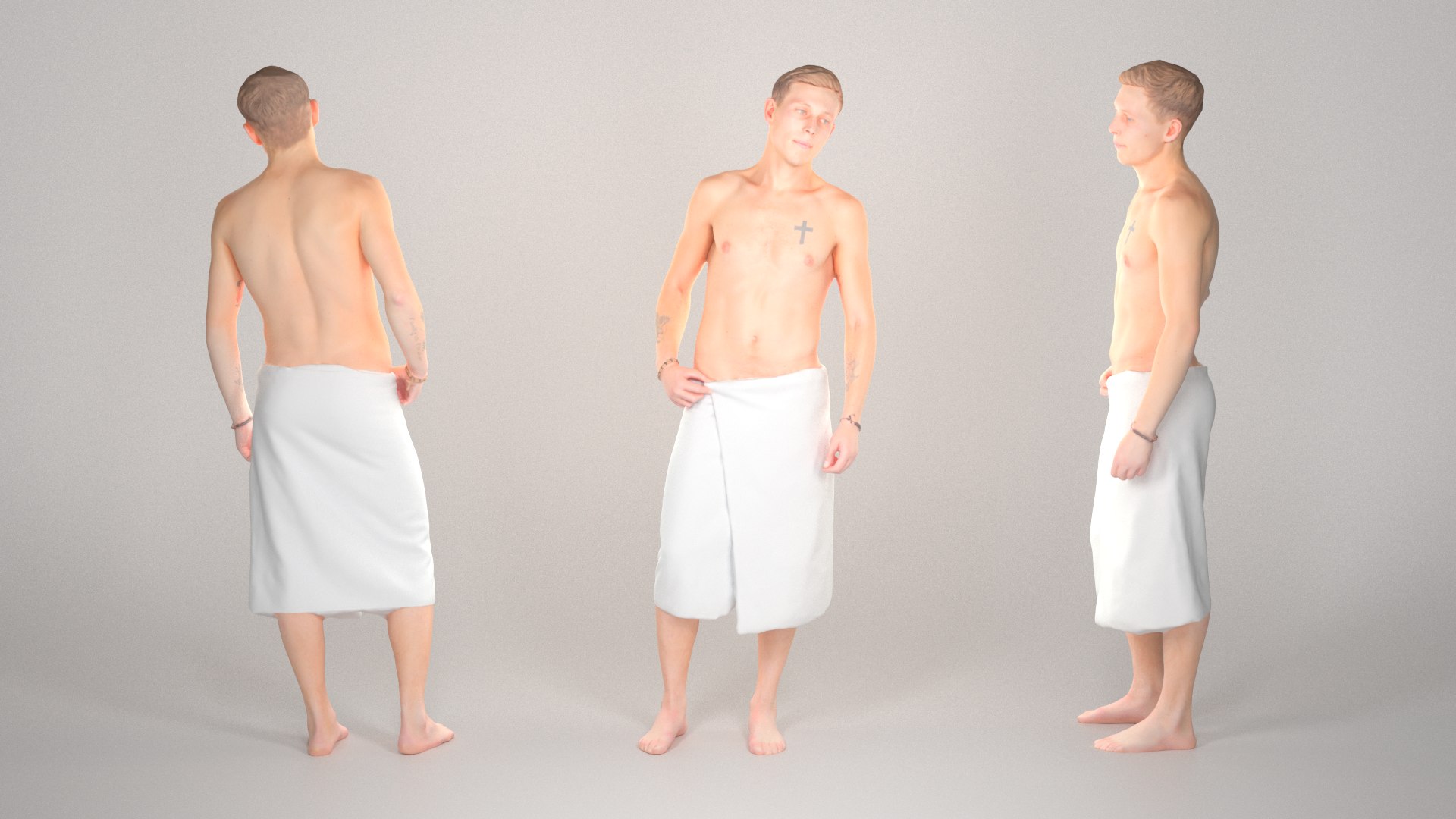 Human Handsome Man Wrapped 3D - TurboSquid 1472783