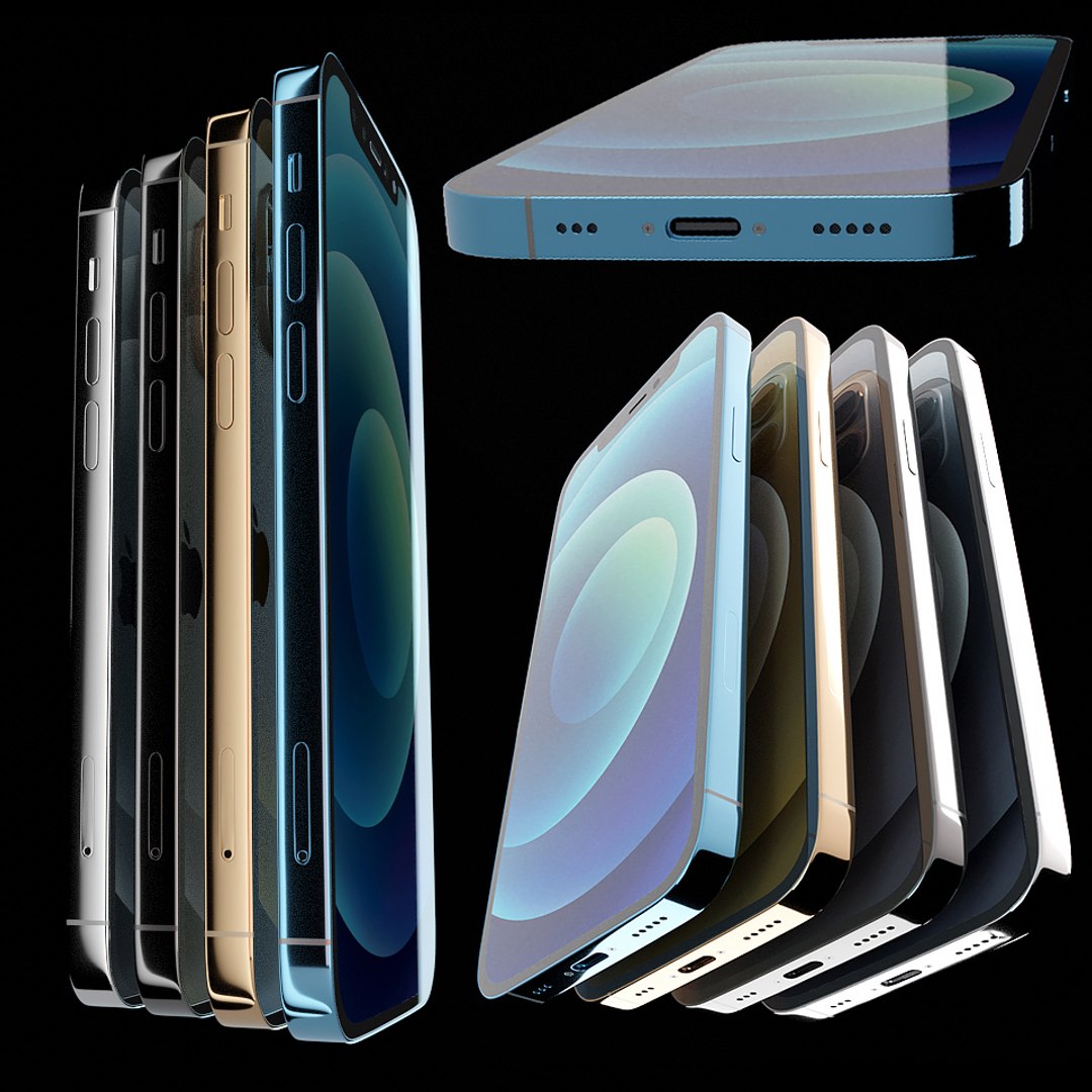 3D Model Iphone 12 Pro Blender - TurboSquid 1637149