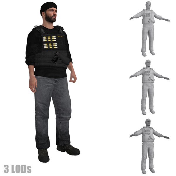 Drug Enforcement Agency 3D Models for Download | TurboSquid