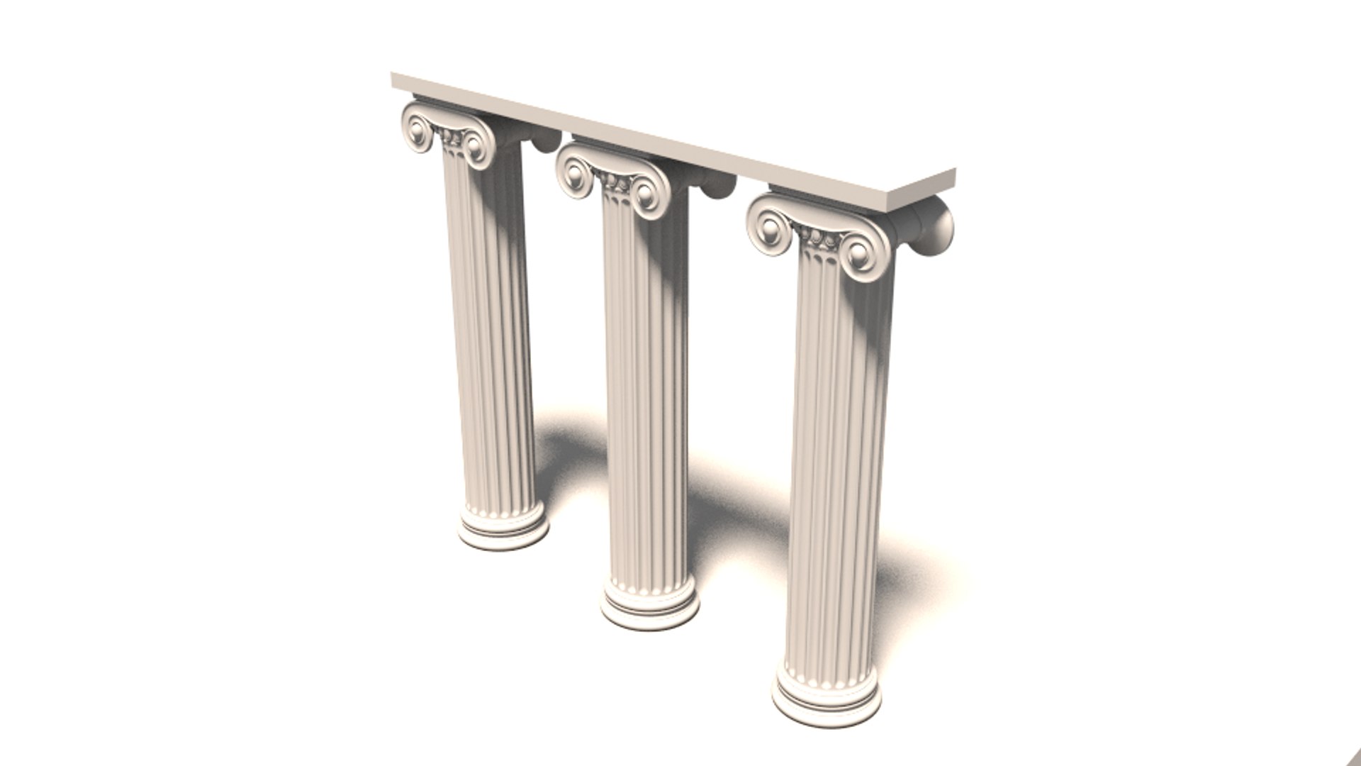 Ionic Column Obj