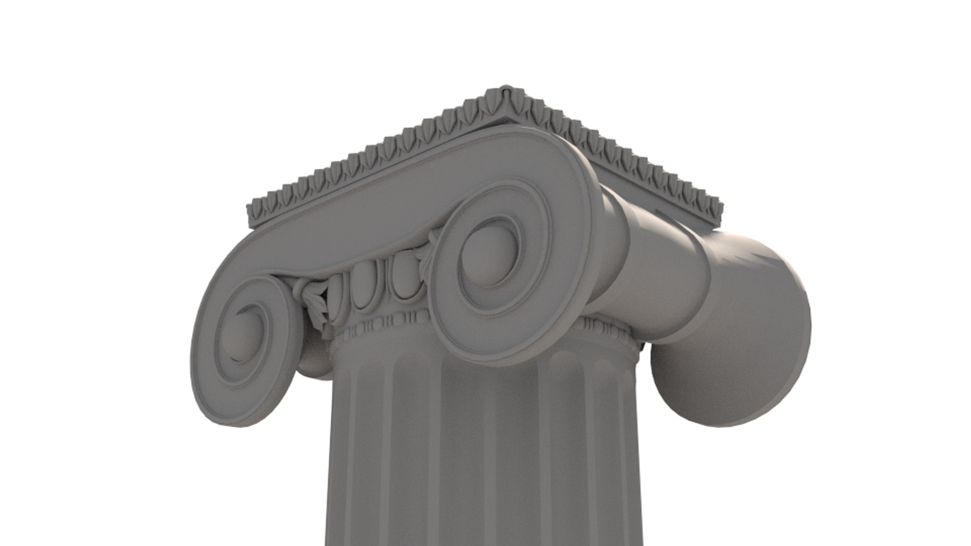 Ionic Column Obj