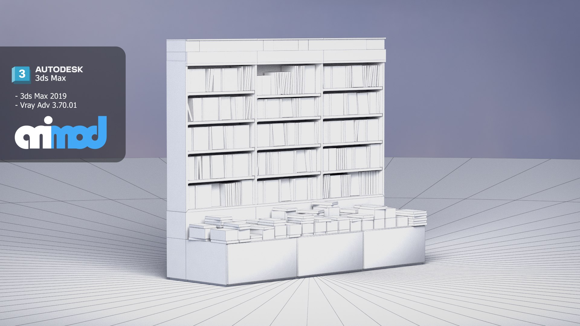 BookShelf0001 3D Model - TurboSquid 2269646