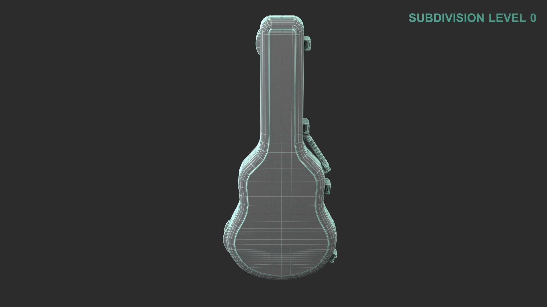 3D Guitar Case Model - TurboSquid 2001408