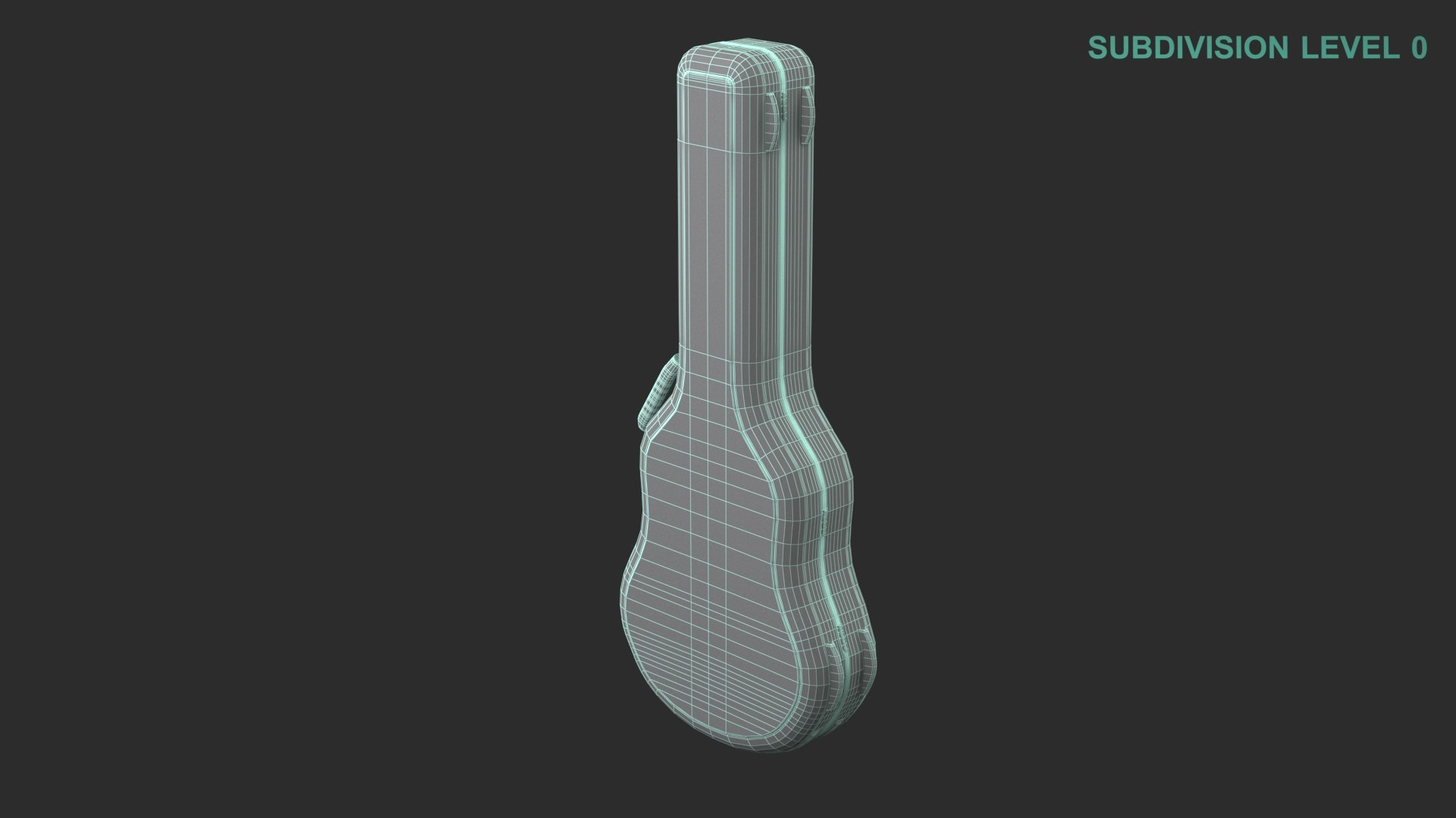 3D Guitar Case Model - TurboSquid 2001408