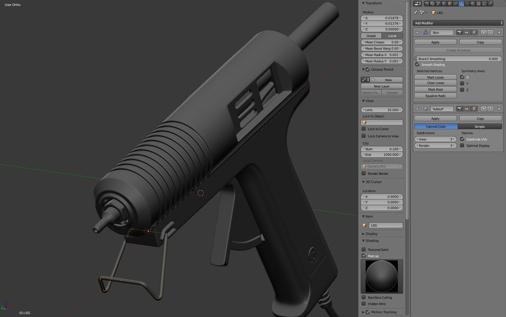 3D Glue Gun - TurboSquid 1384998