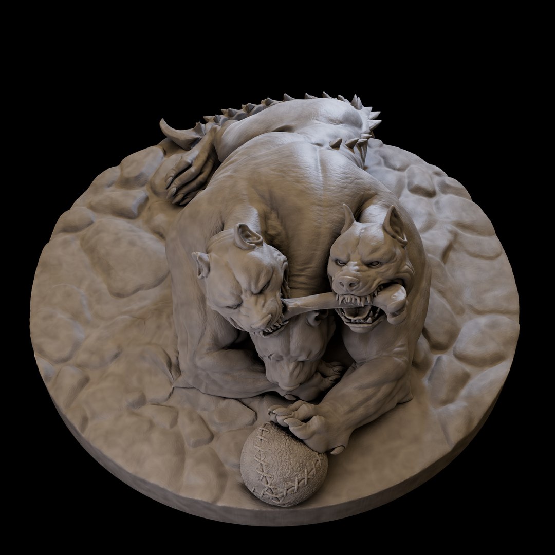 Cerberus Printable 3D Model - TurboSquid 2115479