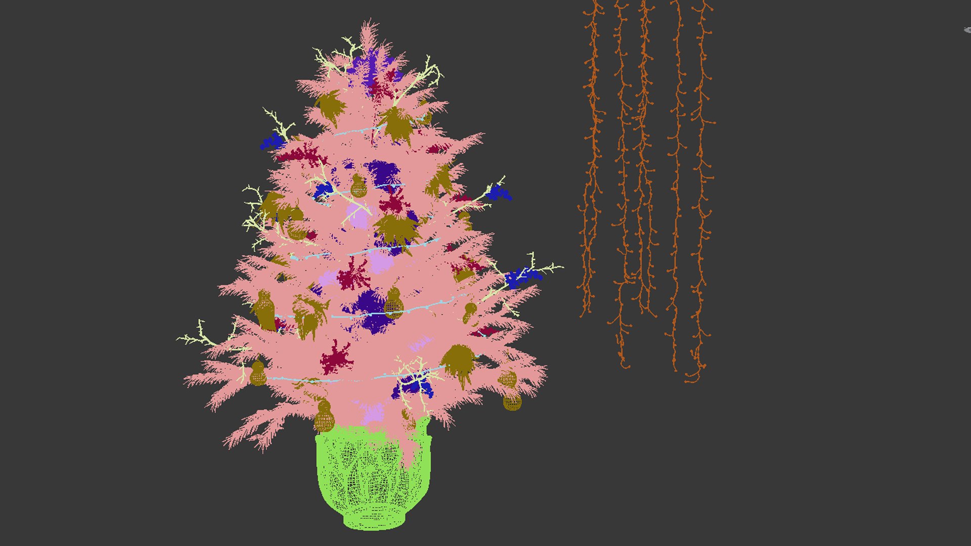 3D SALE Collection Christmas tree set 14 Bonuses - TurboSquid 1994581