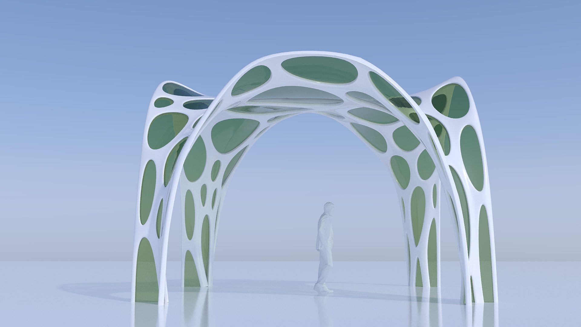 Parametric Pergola Stand 3D Model - TurboSquid 2055126