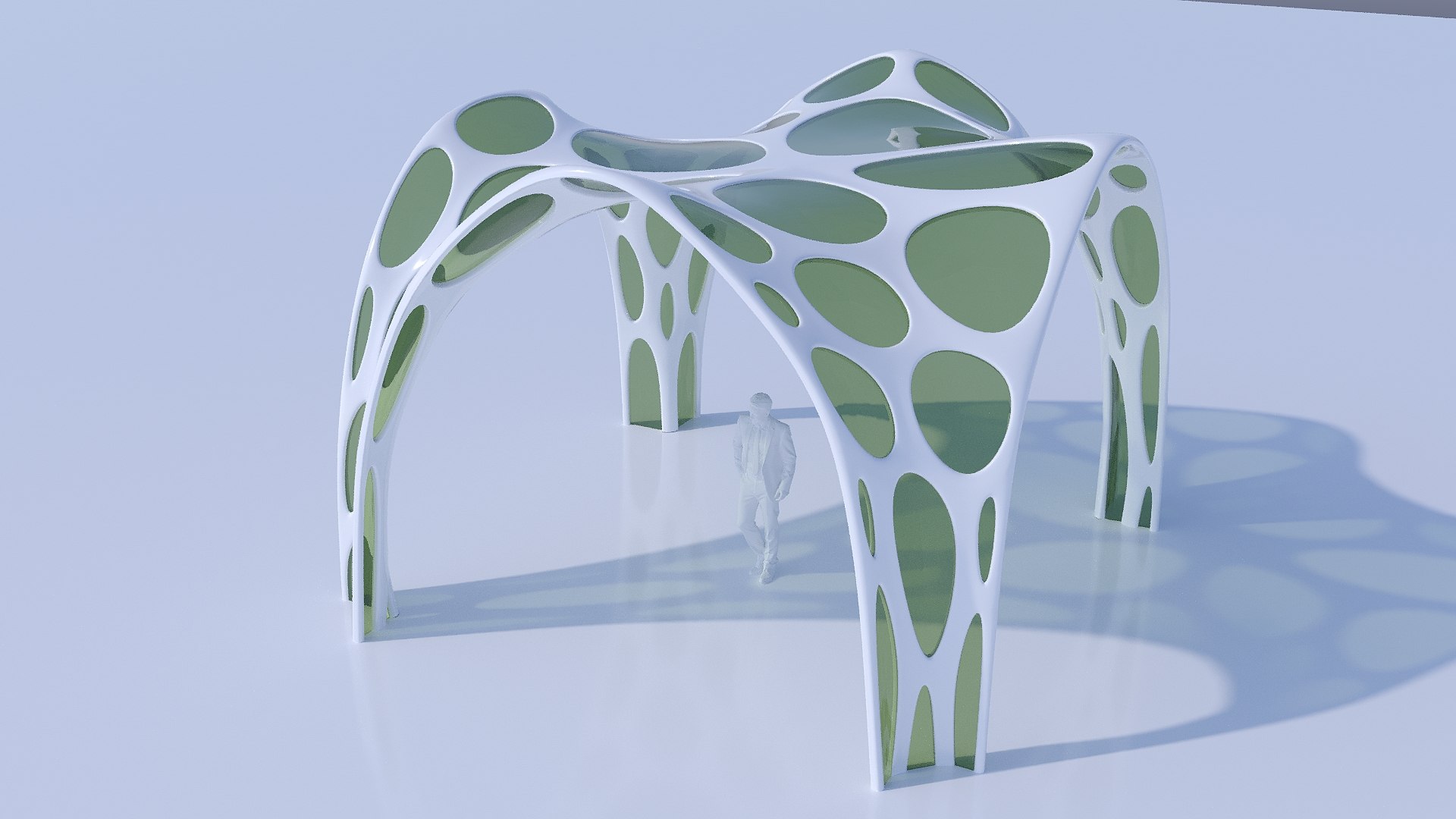 Parametric Pergola Stand 3D Model - TurboSquid 2055126