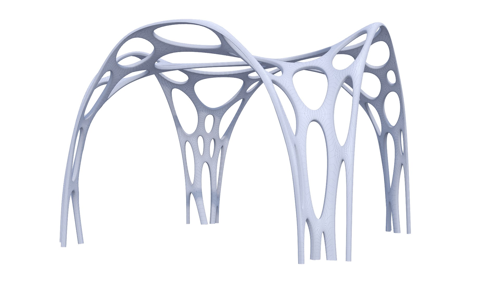 Parametric Pergola Stand 3D Model - TurboSquid 2055126